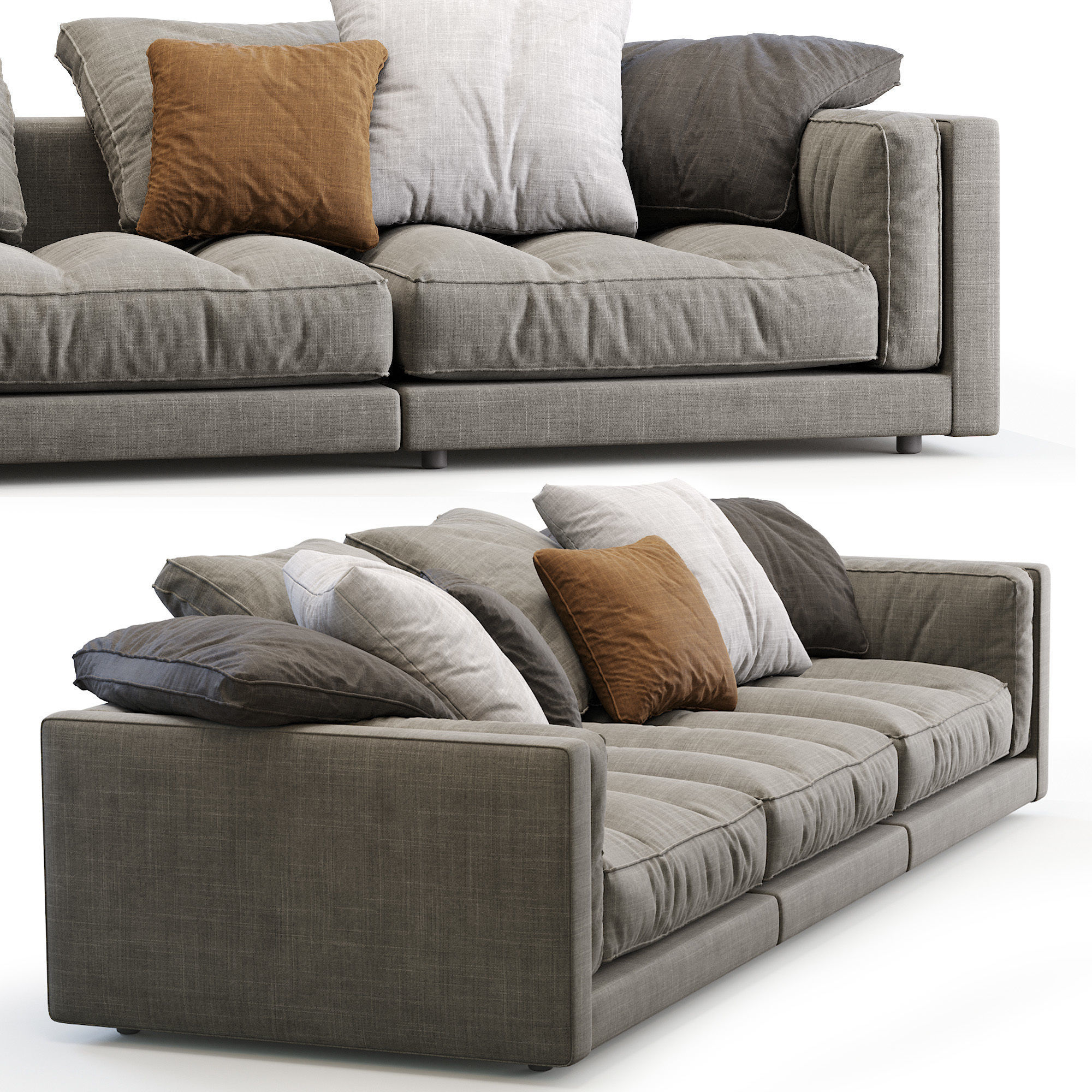 Sofa Flexform LUCIEN 3D model | CGTrader