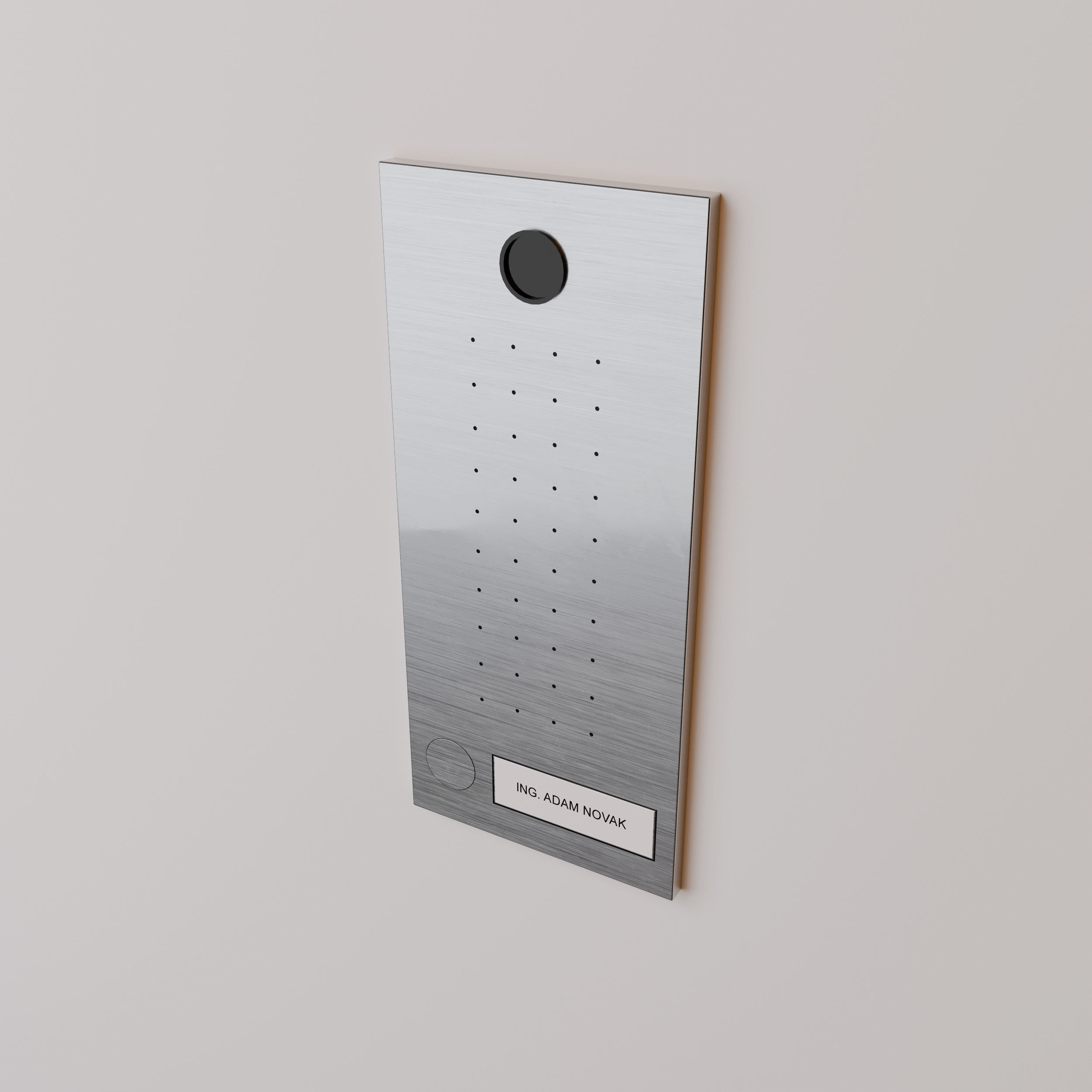 Door bell intercom 3D model | CGTrader