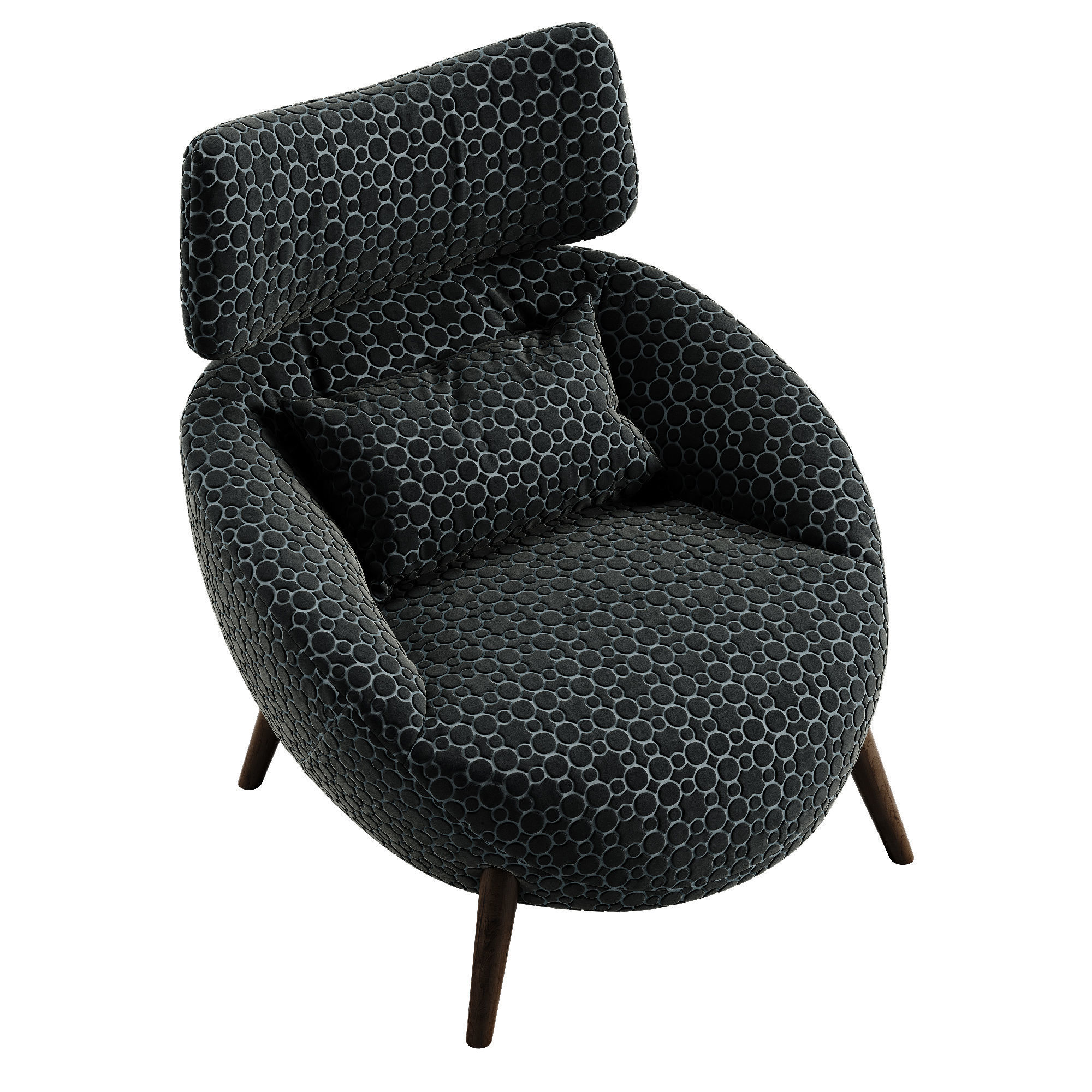 Natuzzi Luna armchair 3D model | CGTrader