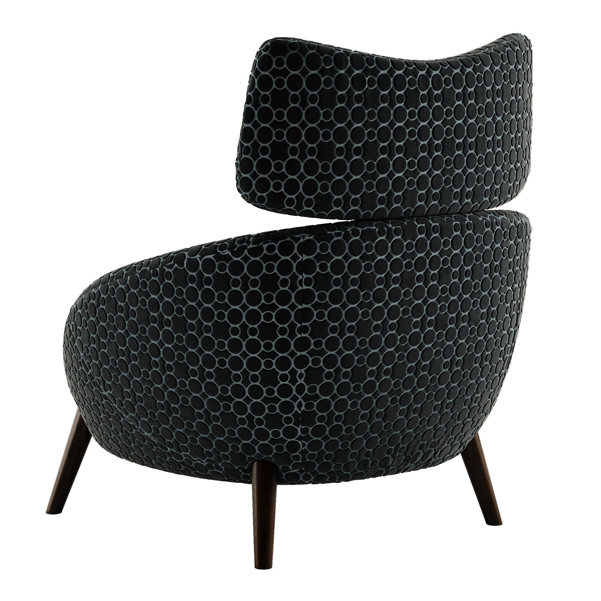 Natuzzi Luna armchair 3D model | CGTrader