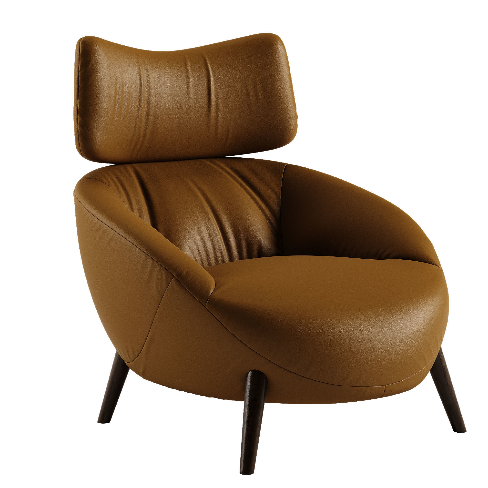 Natuzzi Luna armchair 3D model | CGTrader