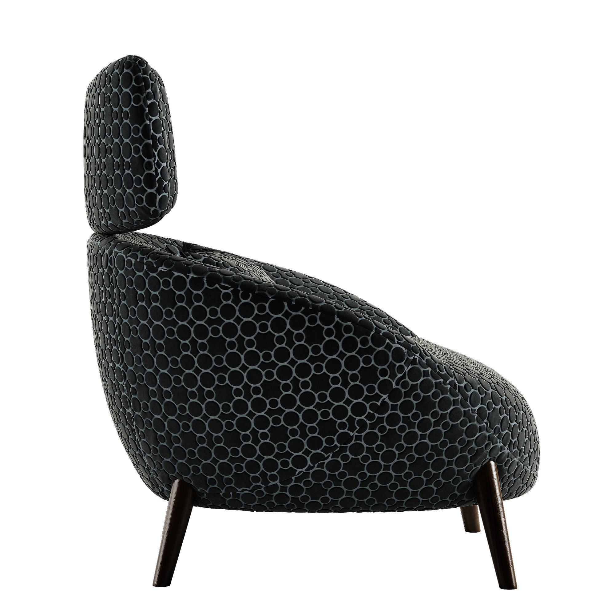 Natuzzi Luna armchair 3D model | CGTrader