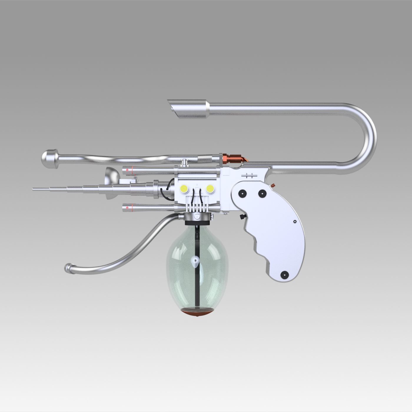 Reverberating Carbonizer with Mutate Capacity - MIB Weapon 3D model 3D ...