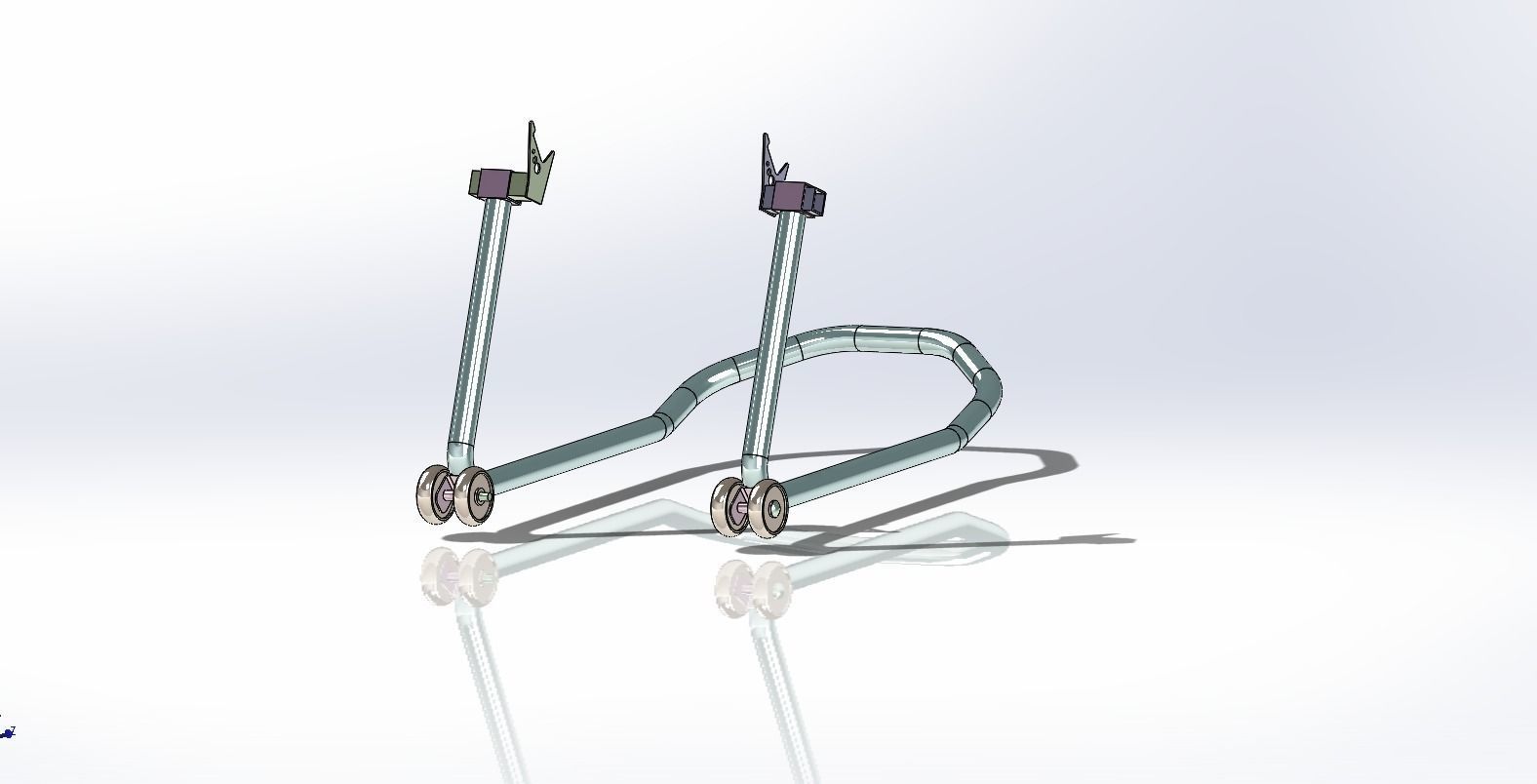 Motorcycle repair stant plans 3D model | CGTrader