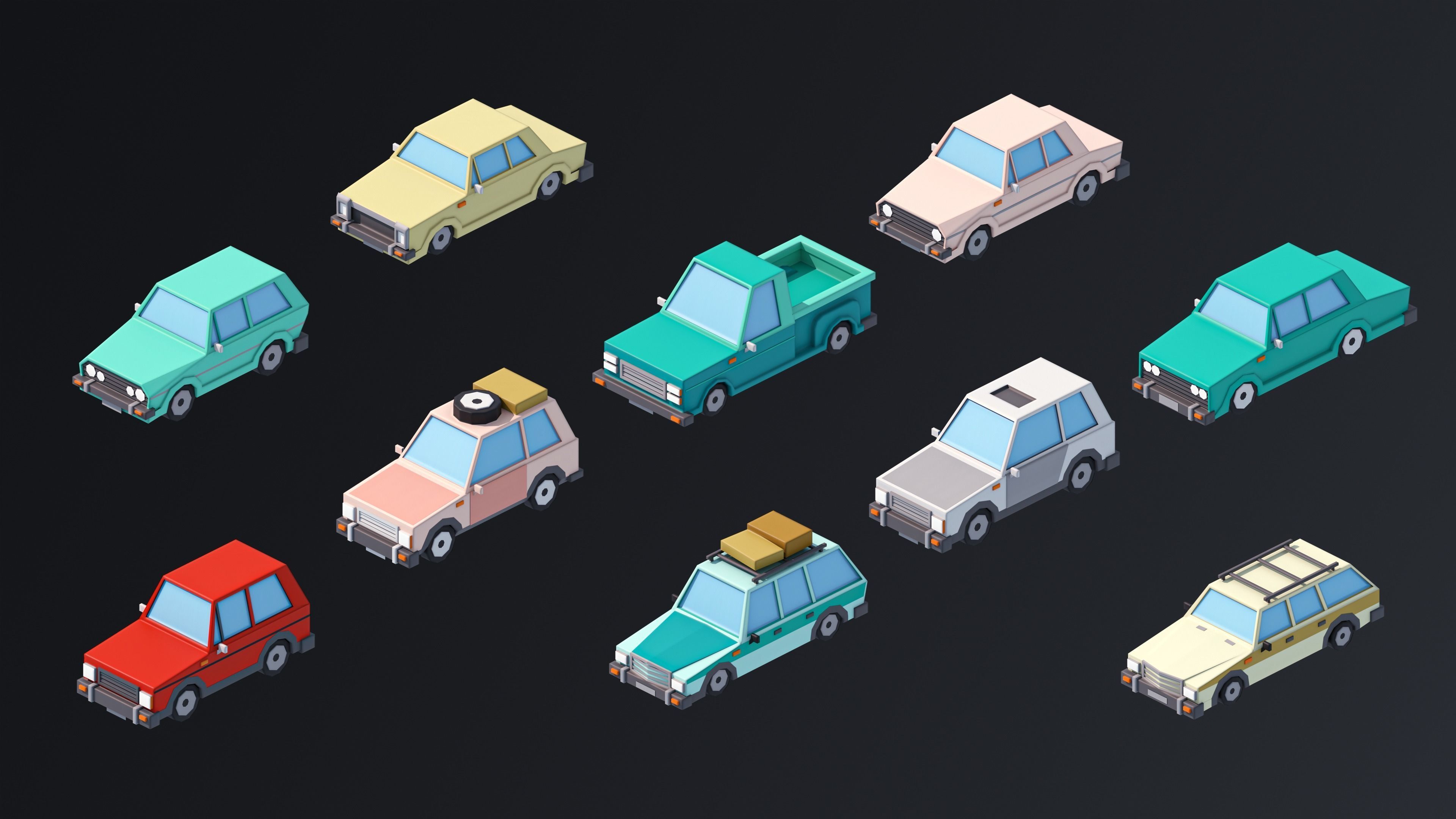 3D model Transport VR / AR / low-poly | CGTrader