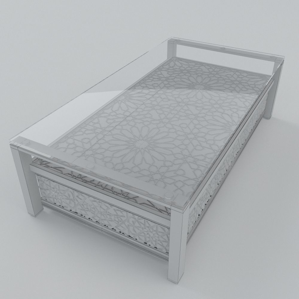 Arabic Table 02 3D model | CGTrader