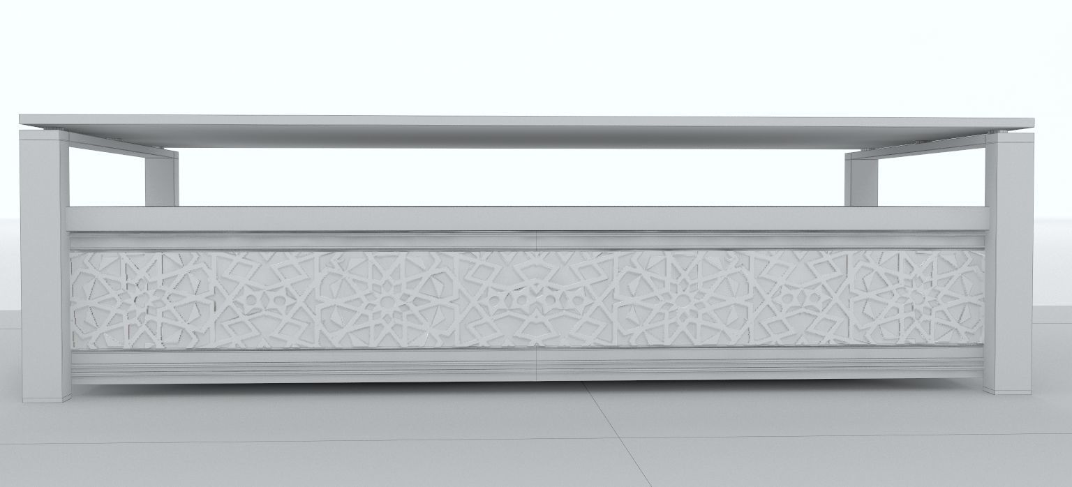 Arabic Table 02 3D model | CGTrader