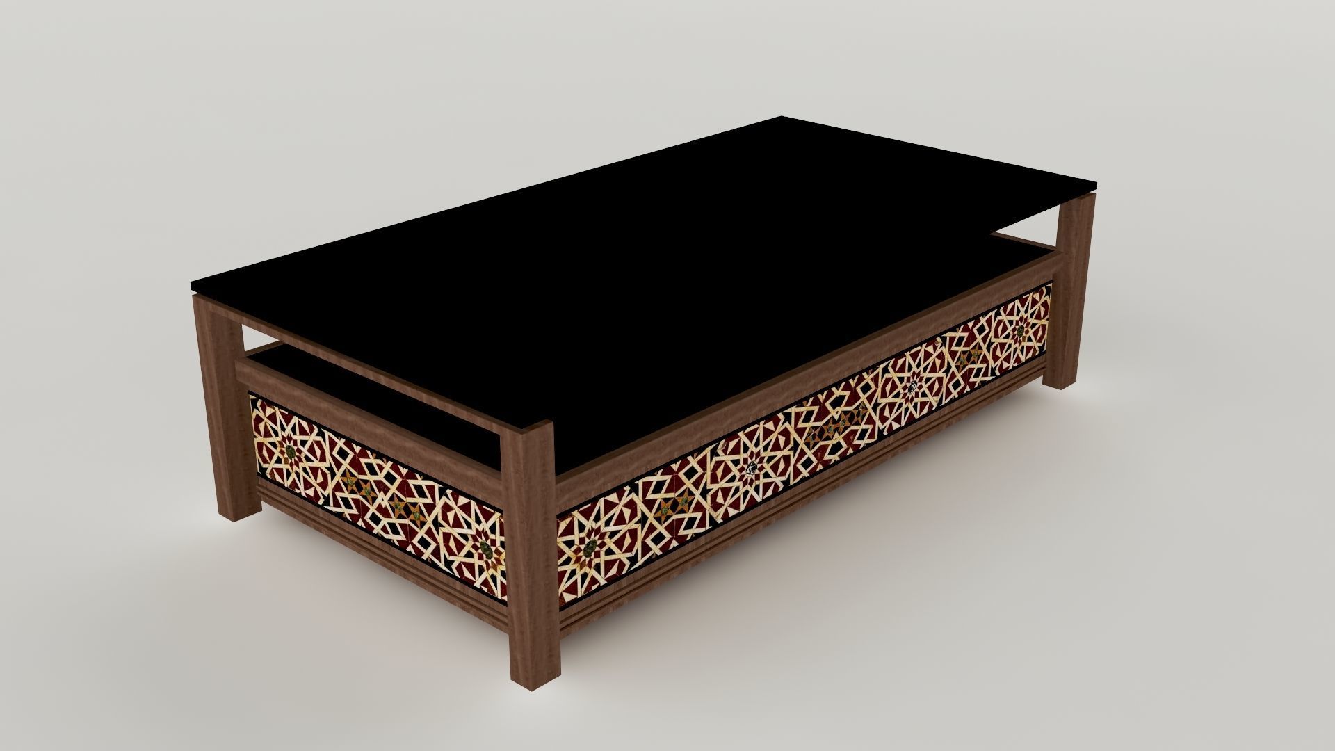 Arabic Table 02 3D model | CGTrader