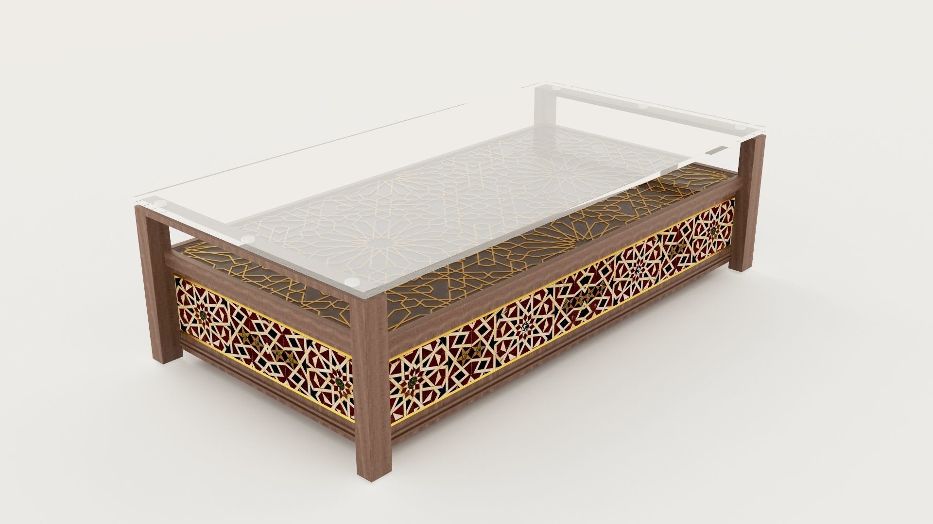 Arabic Table 02 3D model | CGTrader