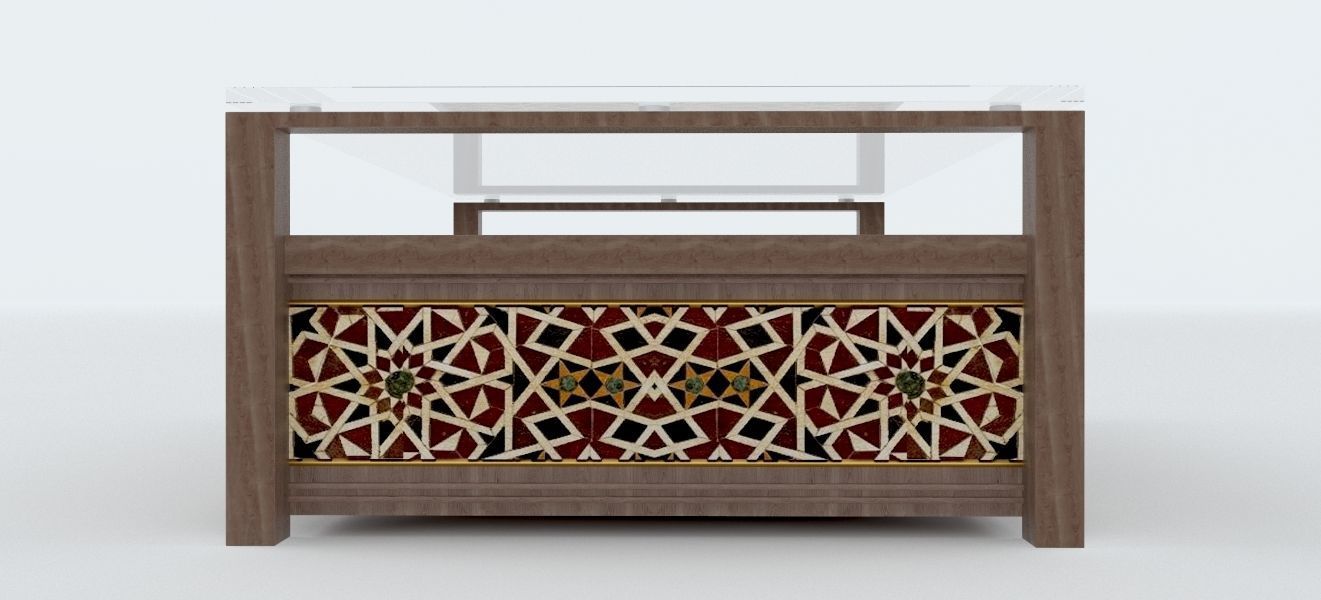 Arabic Table 02 3D model | CGTrader