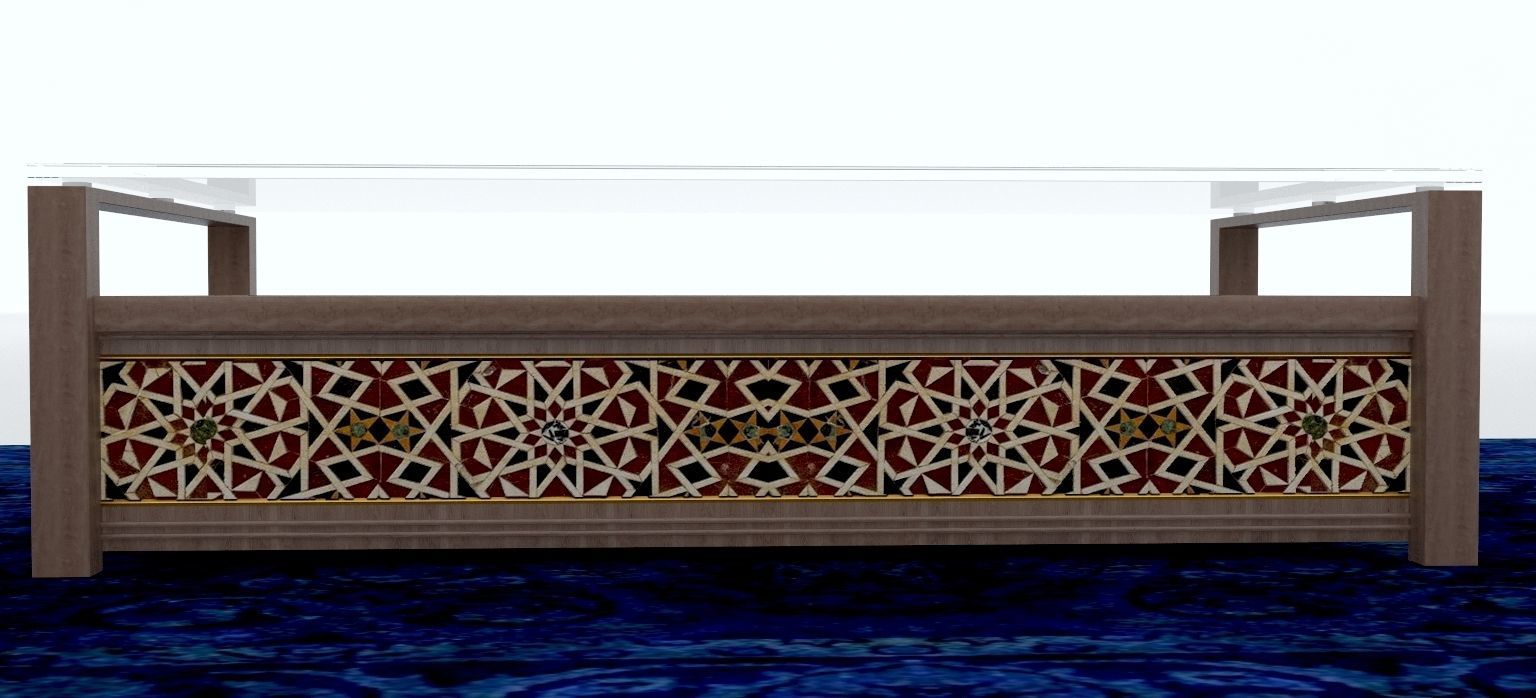 Arabic Table 02 3D model | CGTrader
