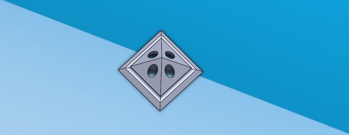 Pyramid Pen Holder 3D model 3D printable | CGTrader