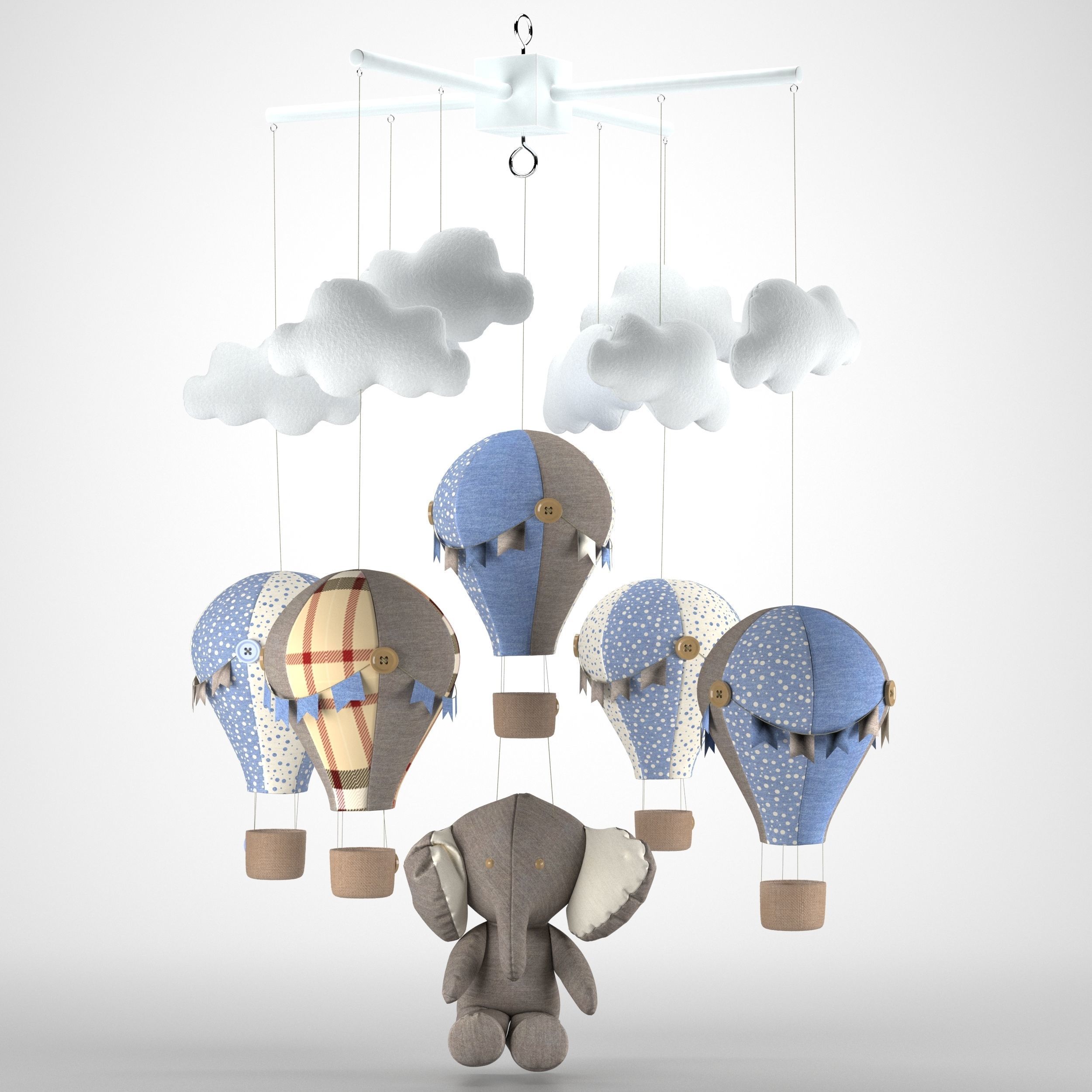 Baby Mobile Toy 2 3D model | CGTrader