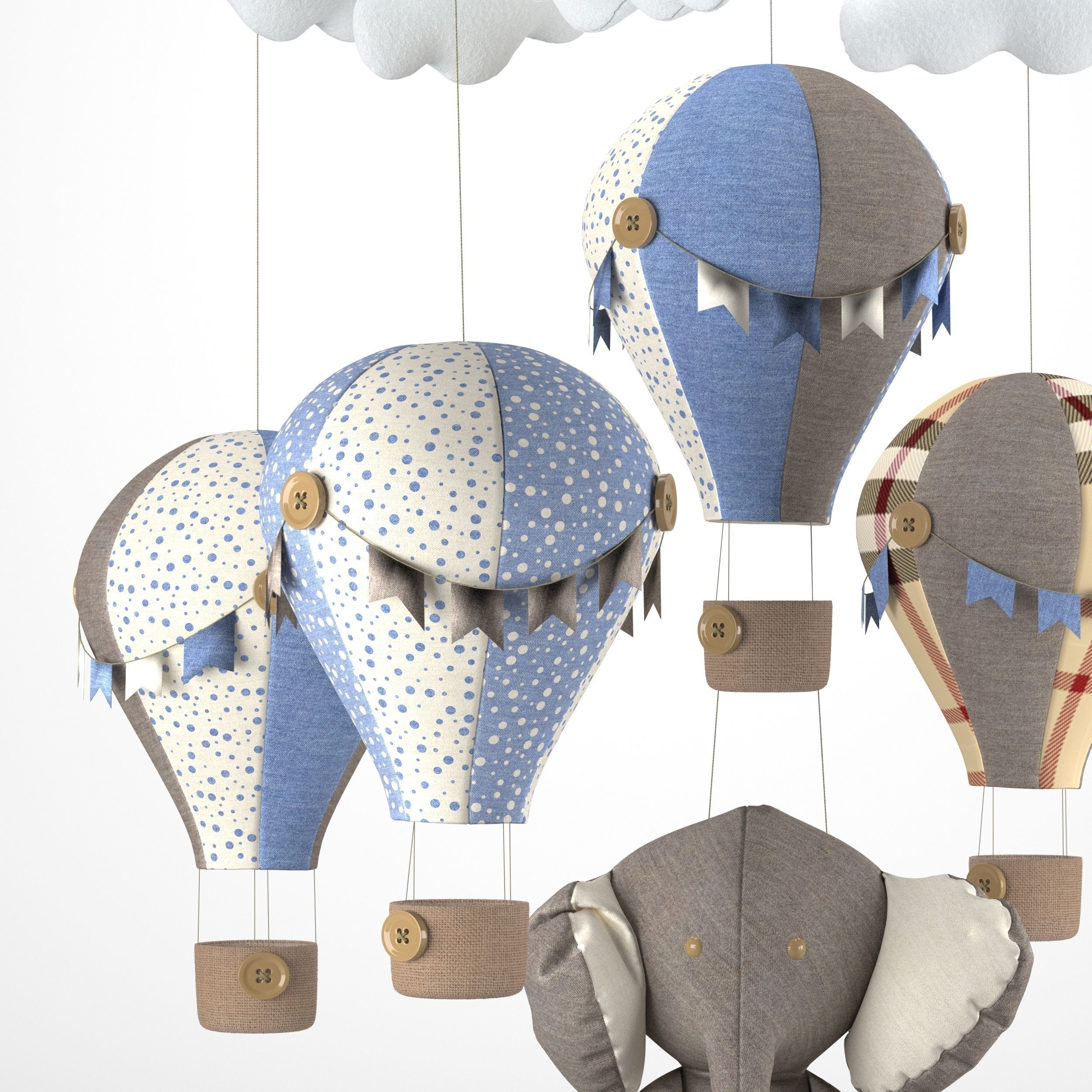 Baby Mobile Toy 2 3D model | CGTrader