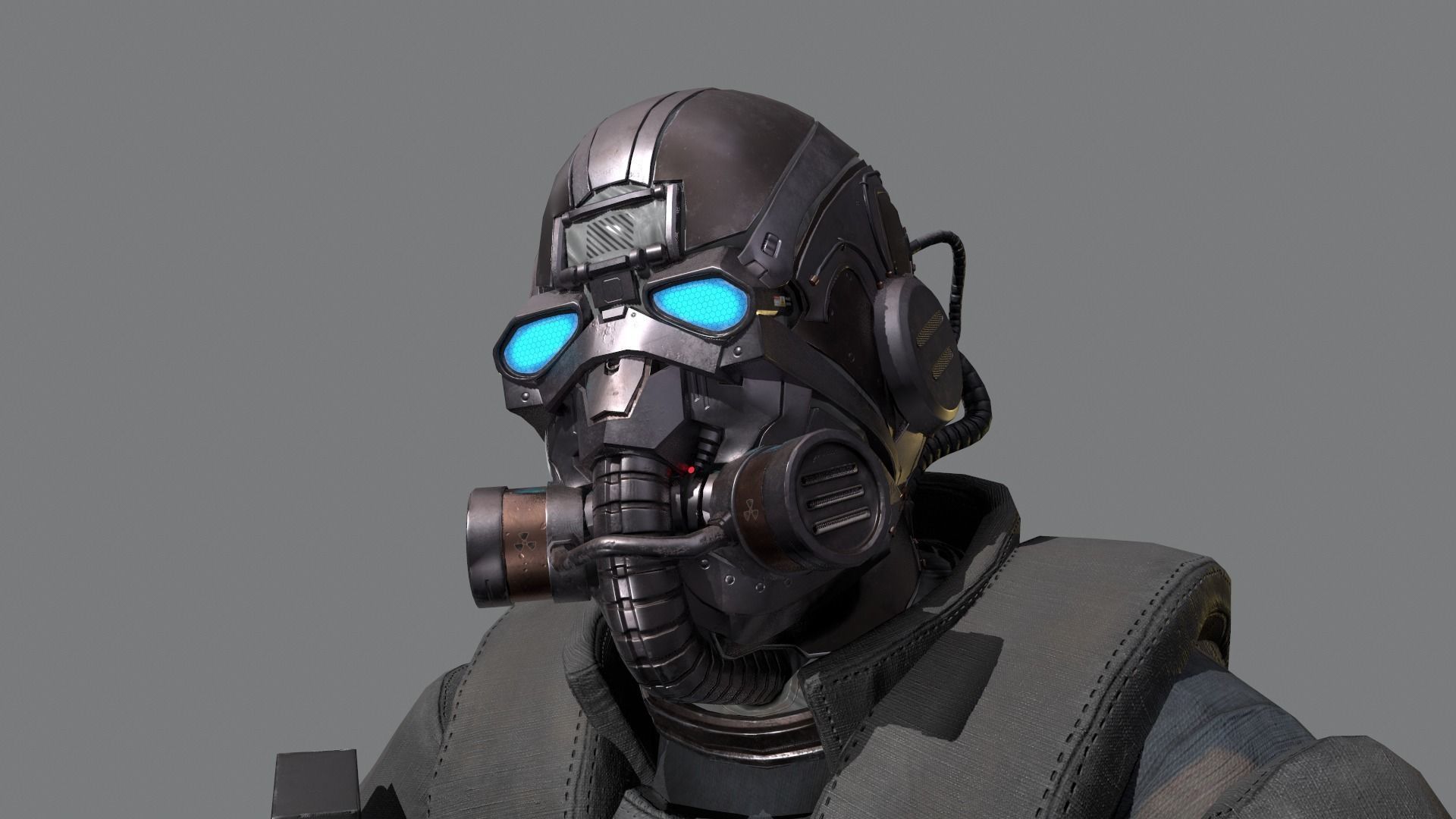 3D model Special forces skifi soldier - skin 2 VR / AR / low-poly ...