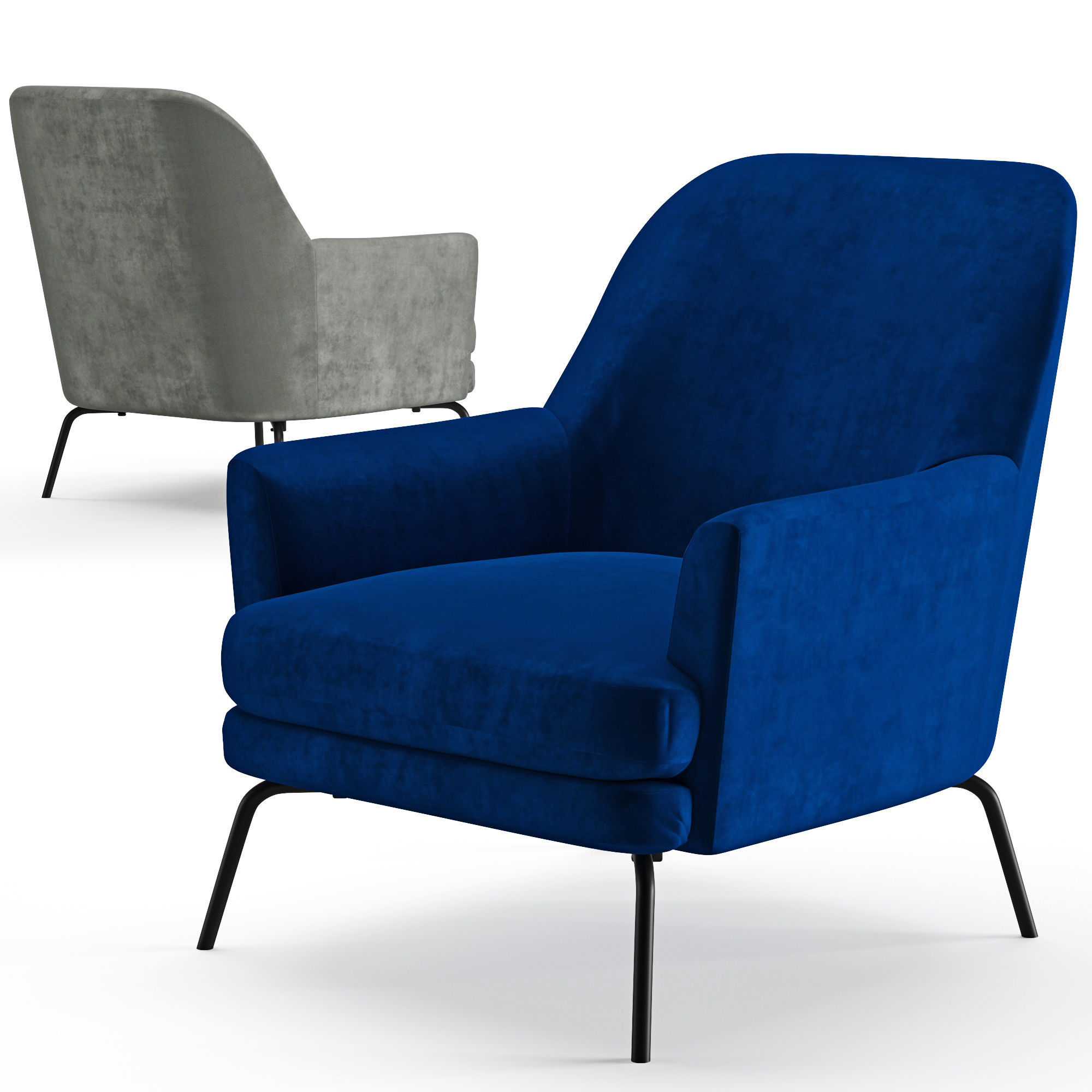 Dericka Accent Chair 3D model | CGTrader