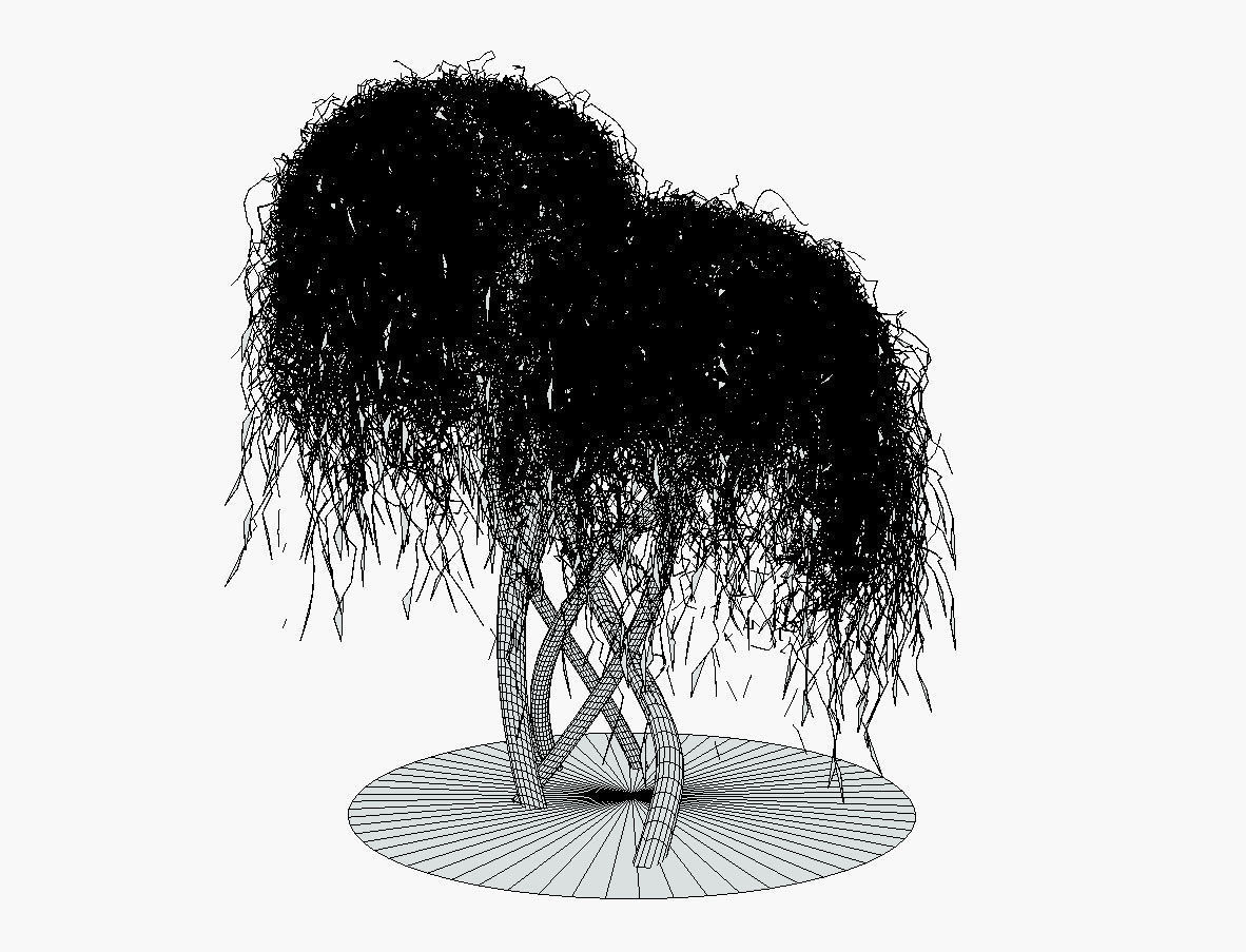 Fantasy alien tree - sci-fi vegetation for space environment 3D model ...