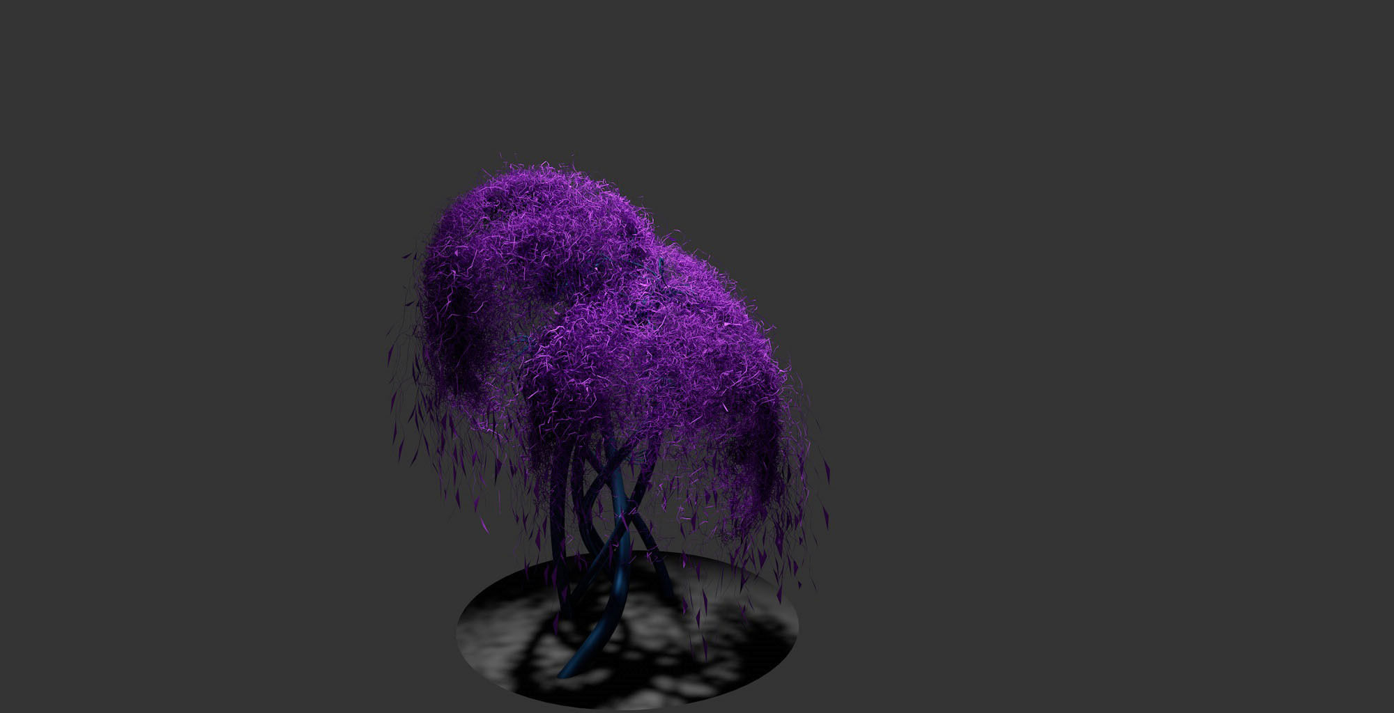 Fantasy alien tree - sci-fi vegetation for space environment 3D model ...