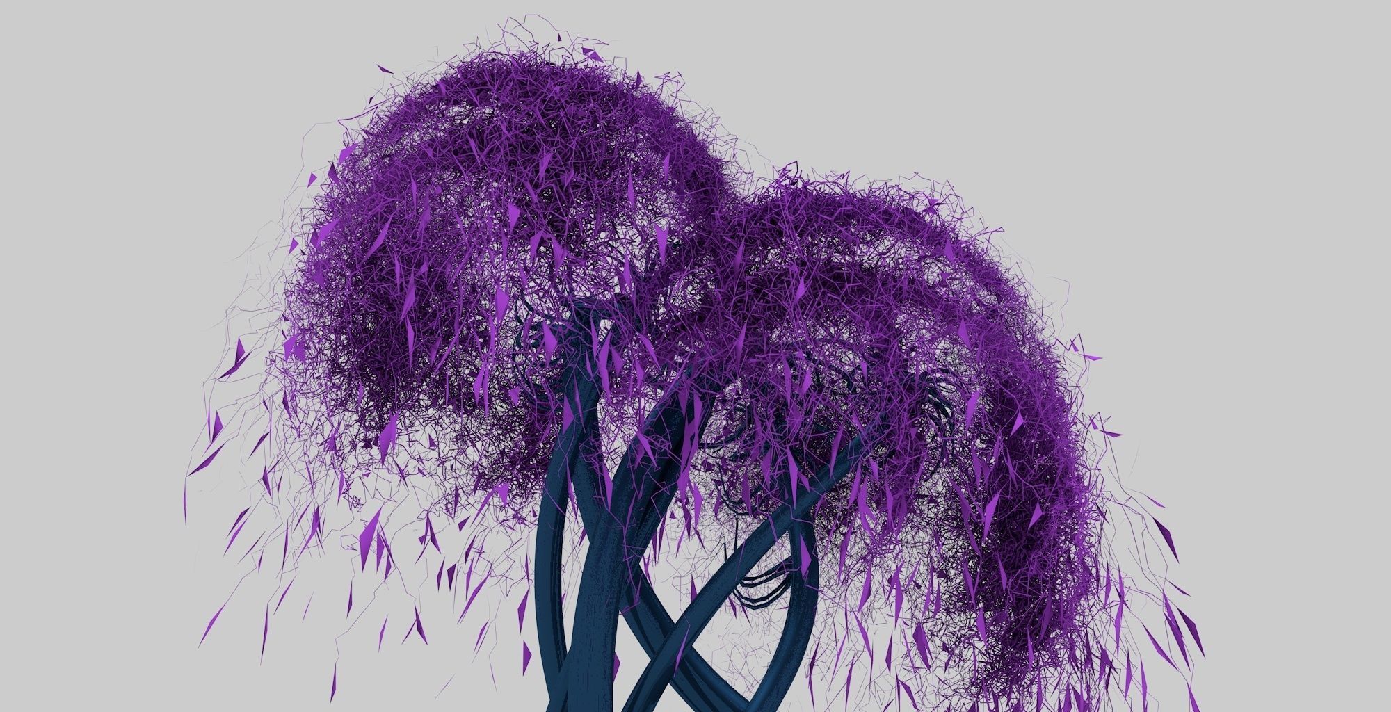 Fantasy alien tree - sci-fi vegetation for space environment 3D model ...