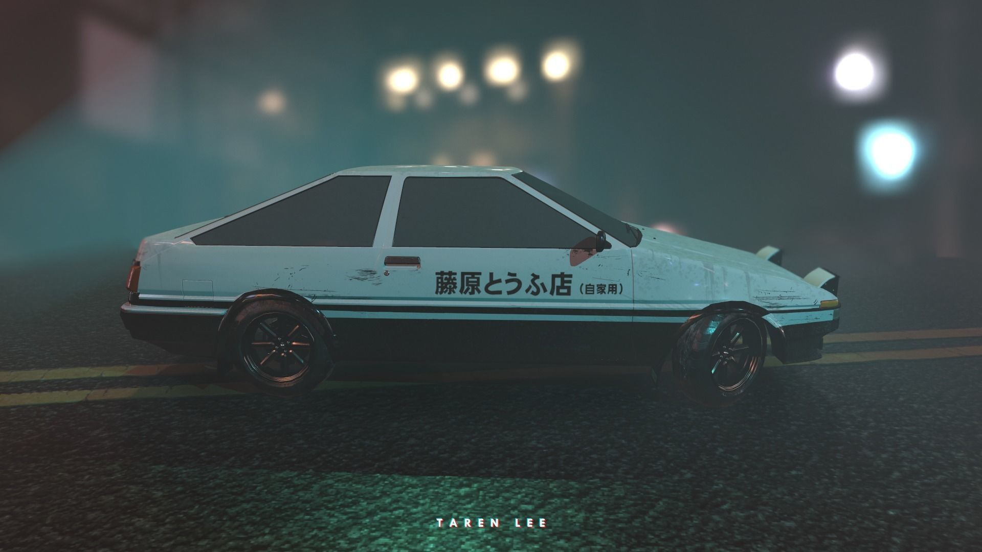 3D model Toyota AE86 Trueno VR / AR / low-poly | CGTrader