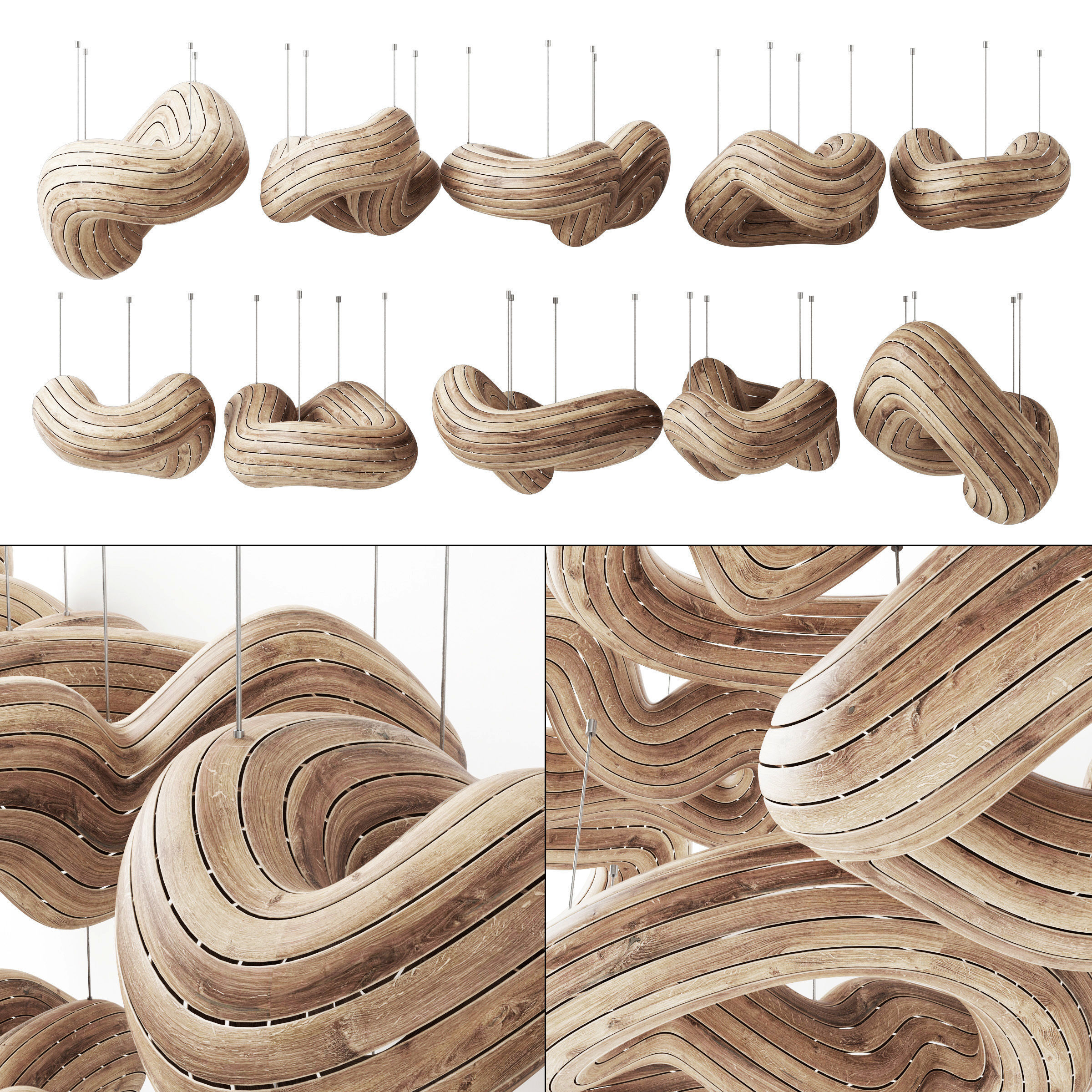 Parametric wood form templet n1 3D model | CGTrader