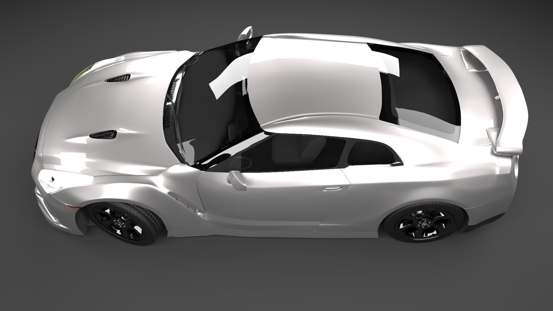 Nissan gtr R35 free 3D model | CGTrader