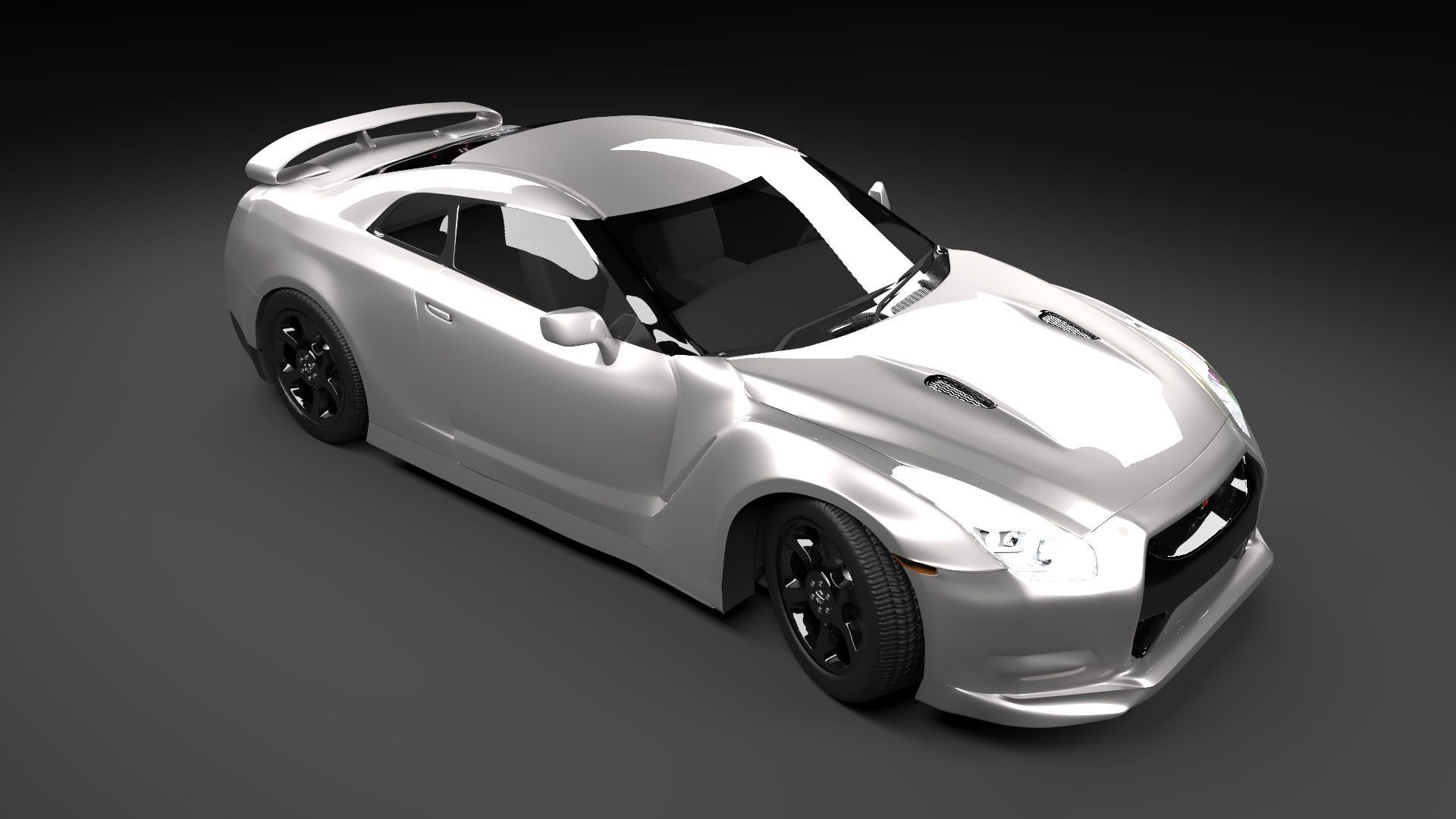 Nissan gtr R35 free 3D model | CGTrader