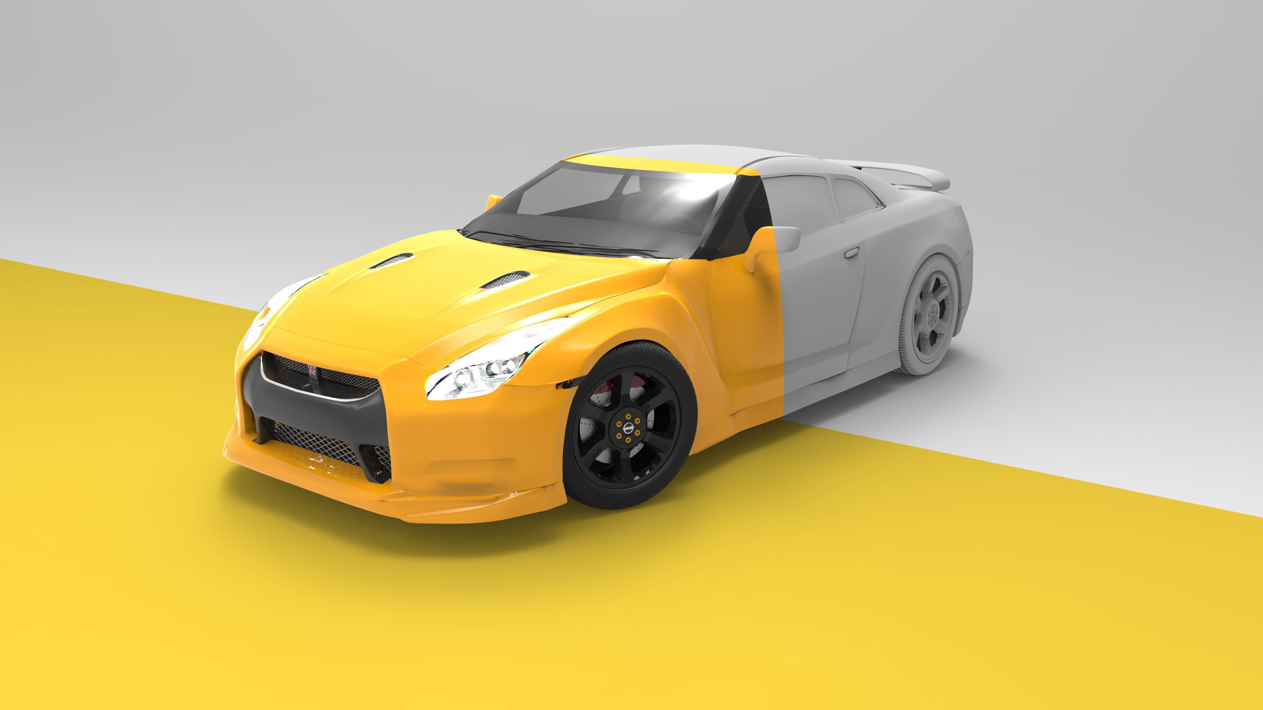 Nissan gtr R35 free 3D model | CGTrader