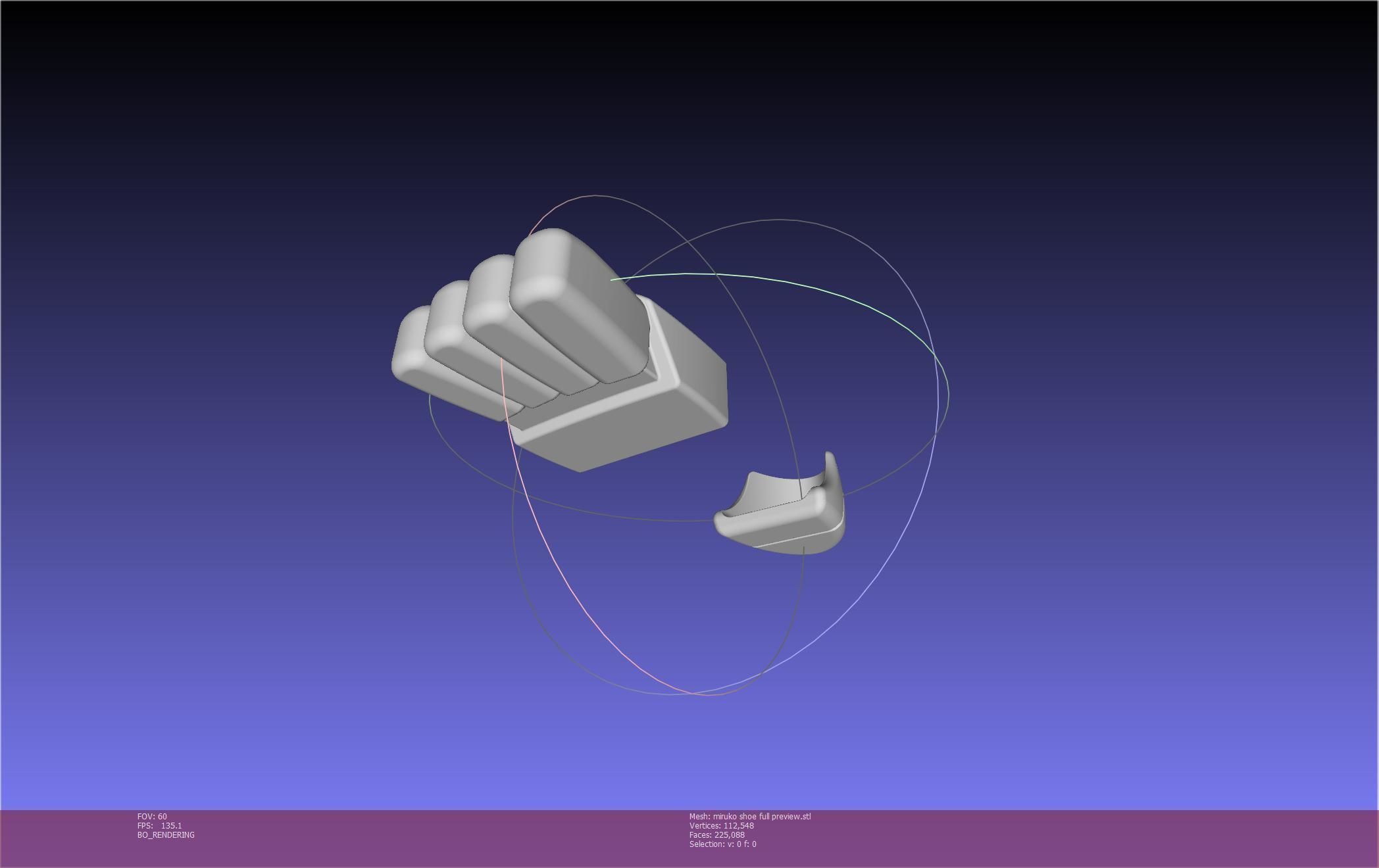 My Hero Academia Miruko Shoe Pieces Printable Model 3D model 3D ...