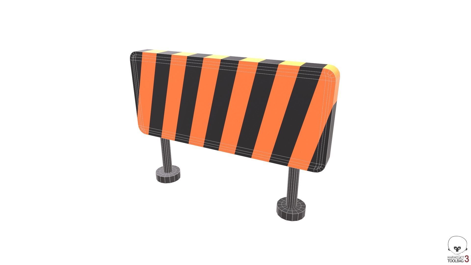 3D model Hurdle Traffic Barrier VR / AR / low-poly | CGTrader