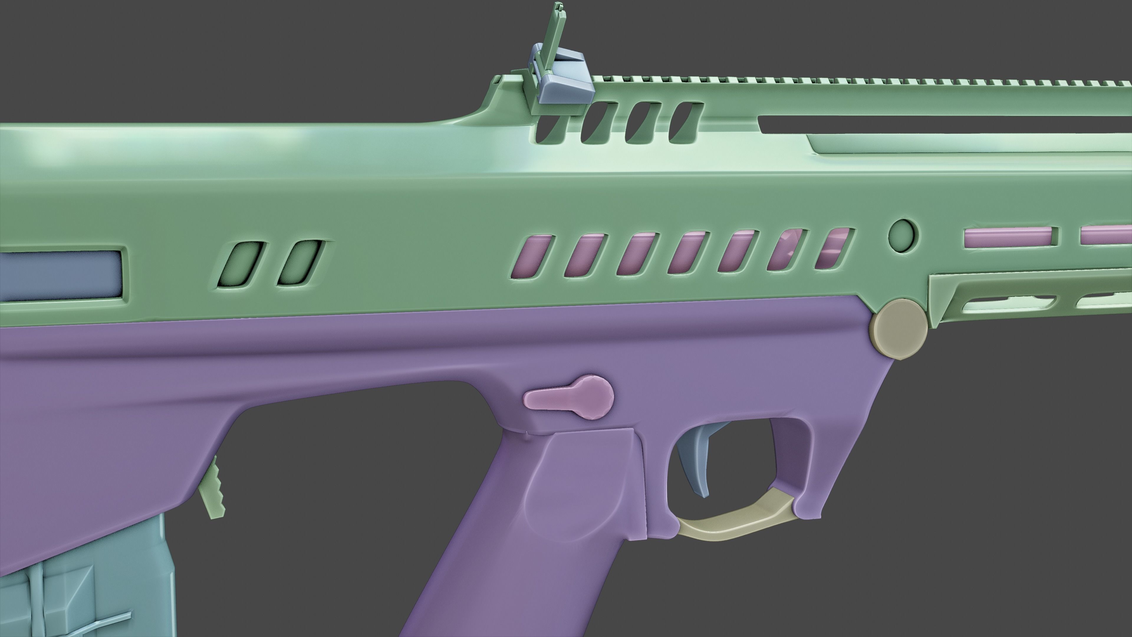 3D model RN227 Probable New Service Rifle Of US Army VR / AR / low-poly ...