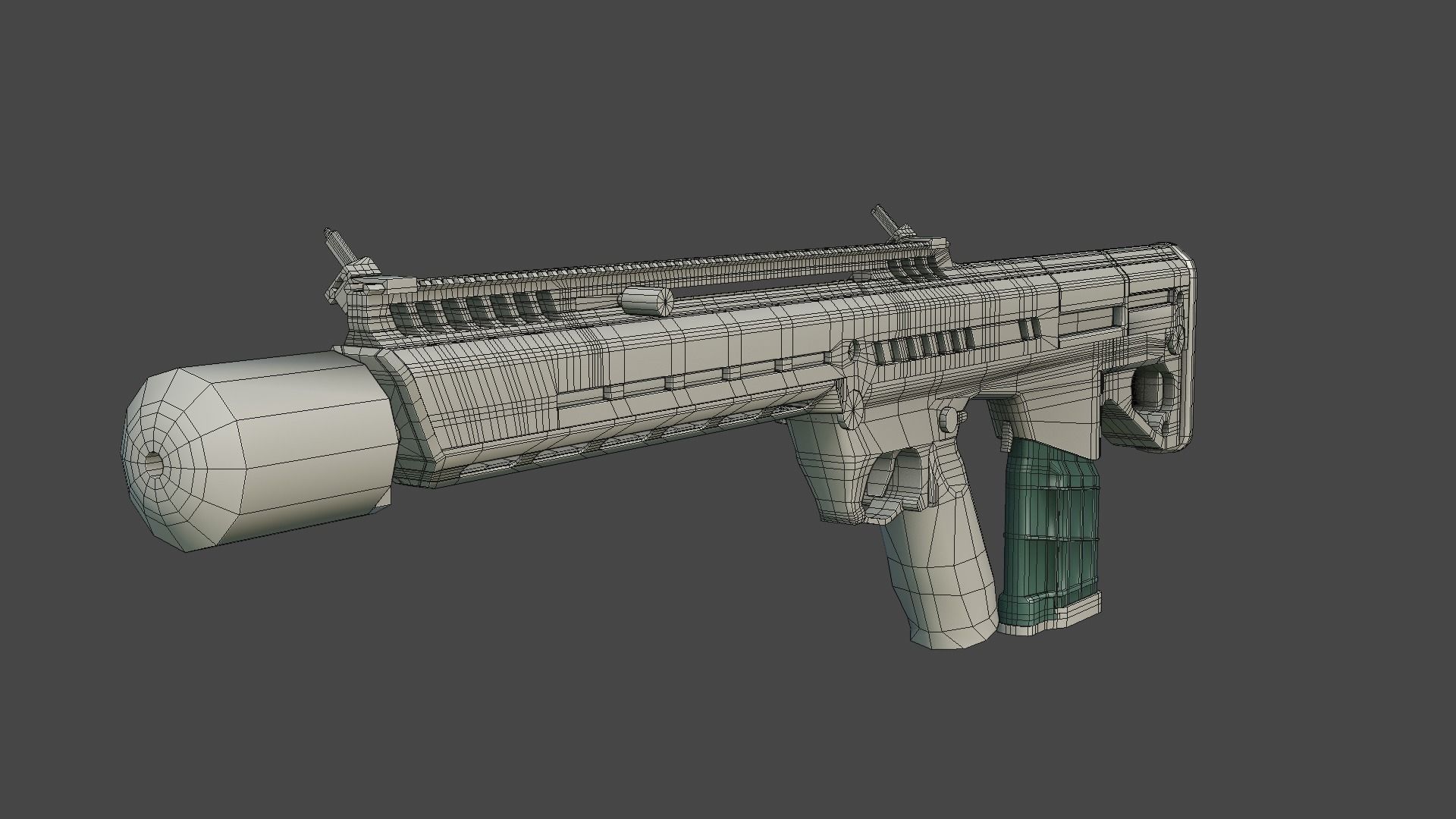 3D model RN227 Probable New Service Rifle Of US Army VR / AR / low-poly ...