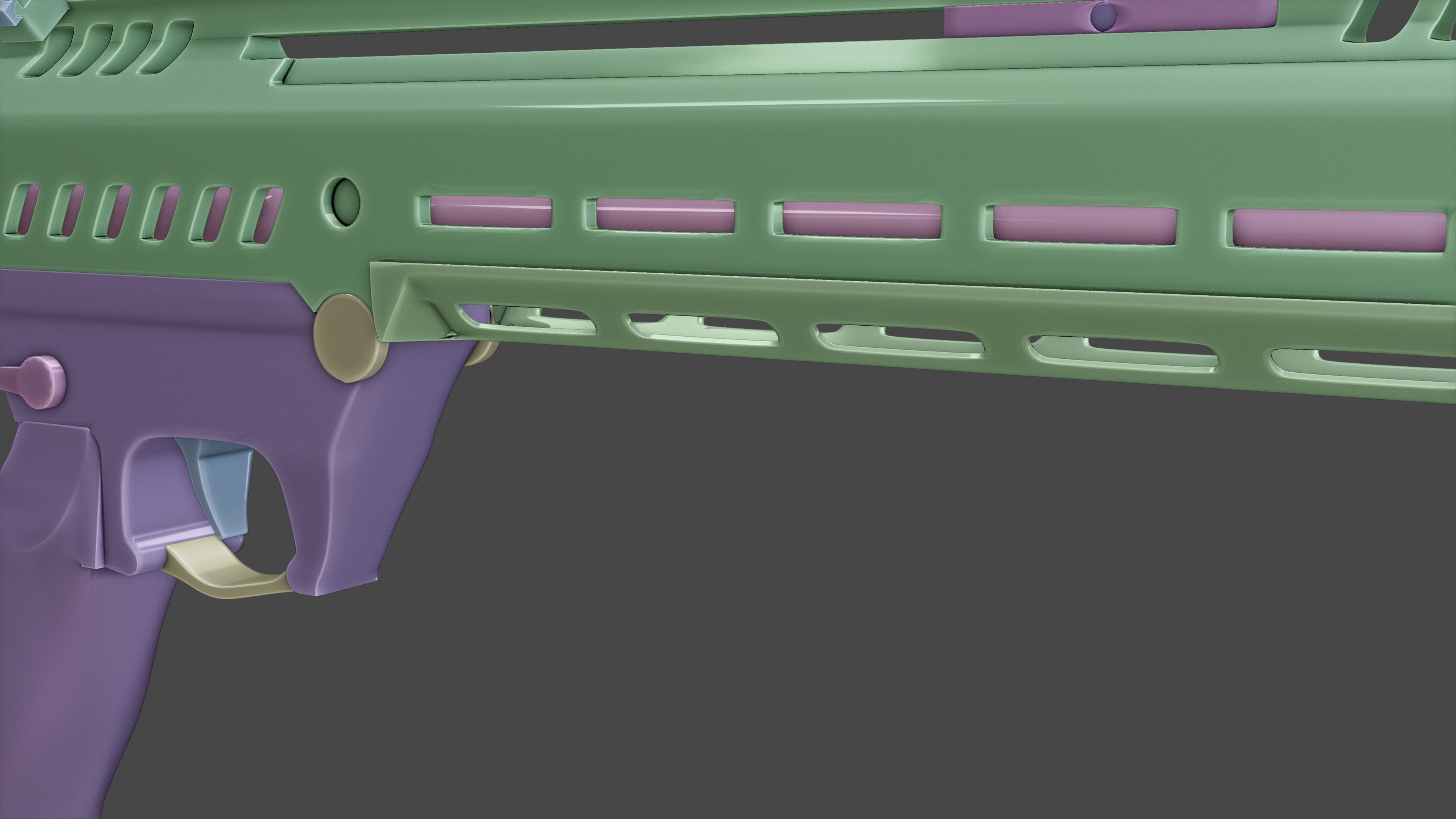 3D model RN227 Probable New Service Rifle Of US Army VR / AR / low-poly ...