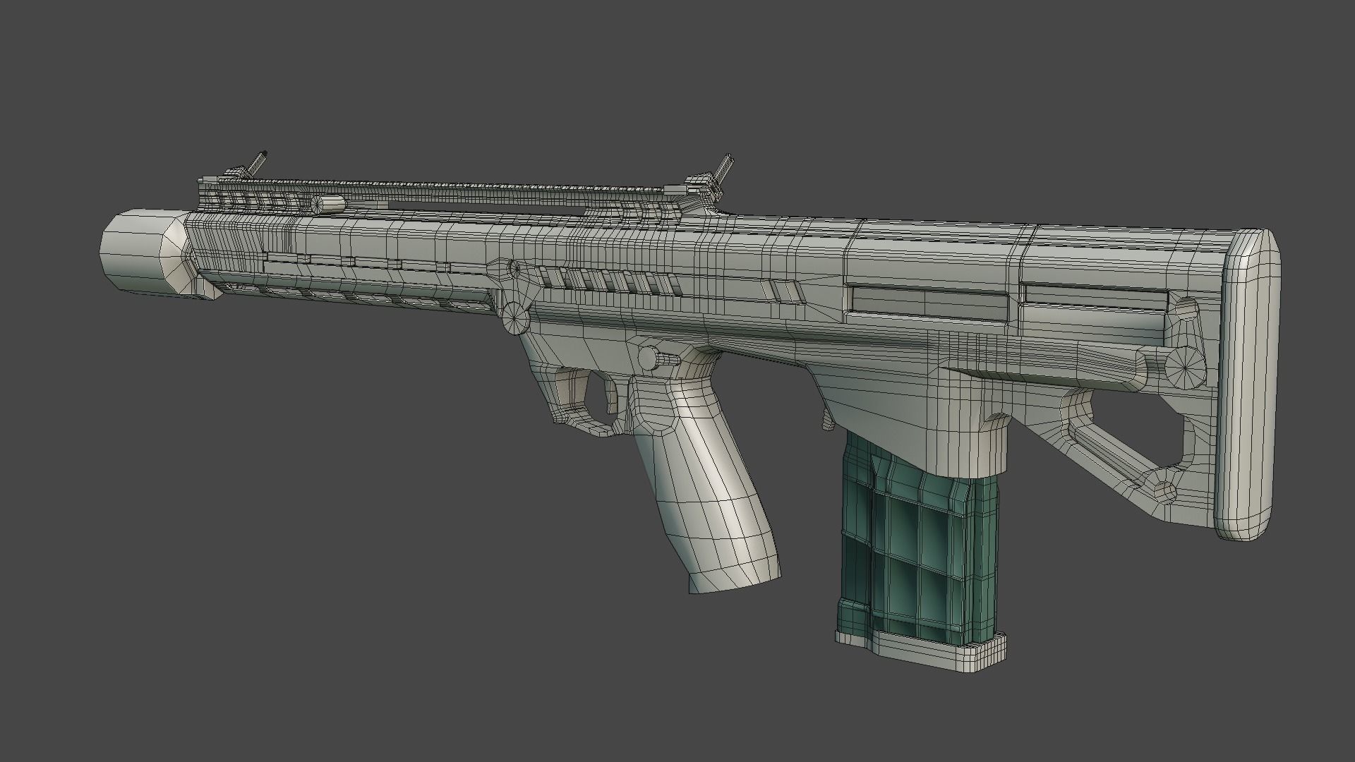 3D model RN227 Probable New Service Rifle Of US Army VR / AR / low-poly ...