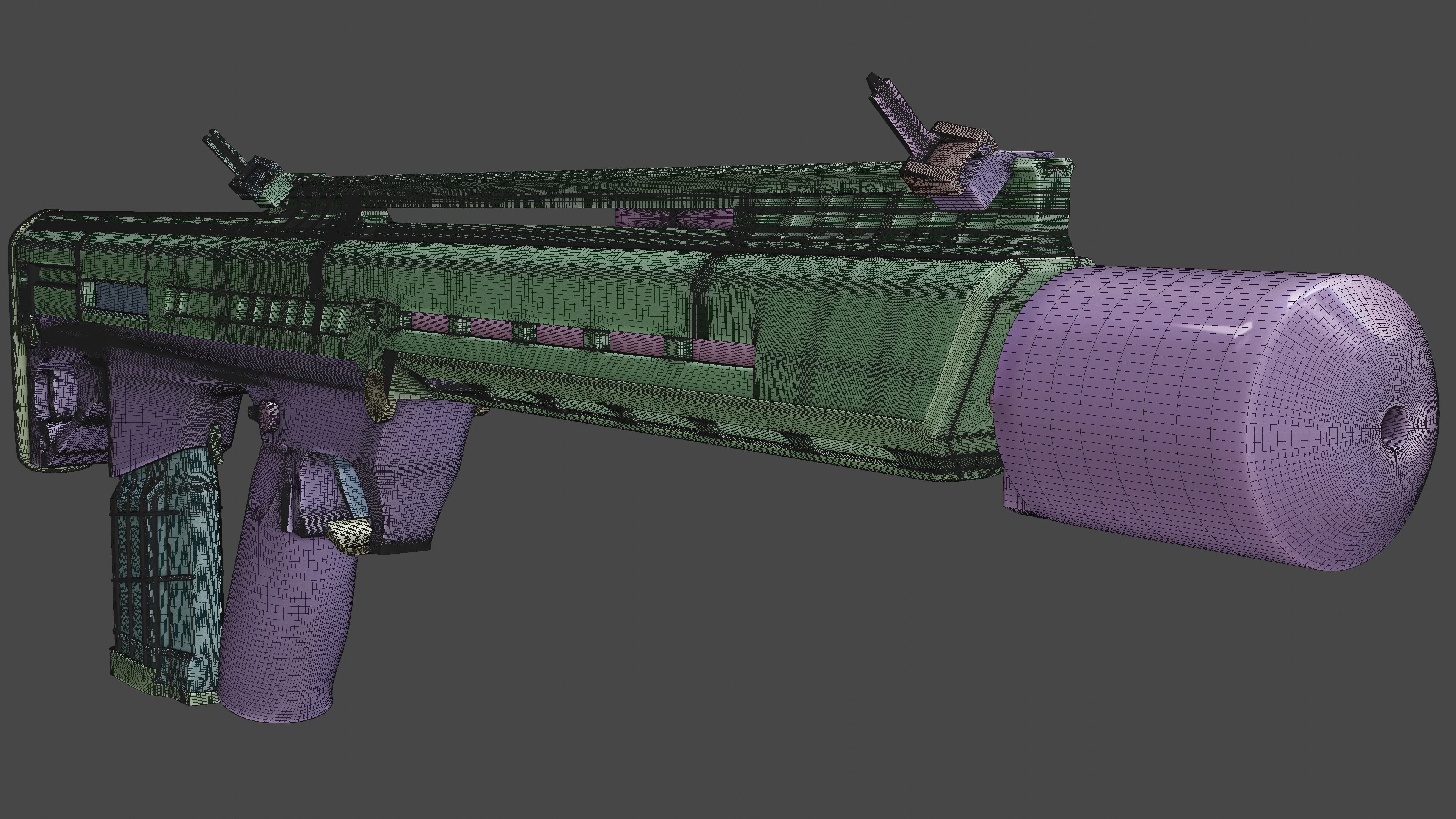 3D model RN227 Probable New Service Rifle Of US Army VR / AR / low-poly ...