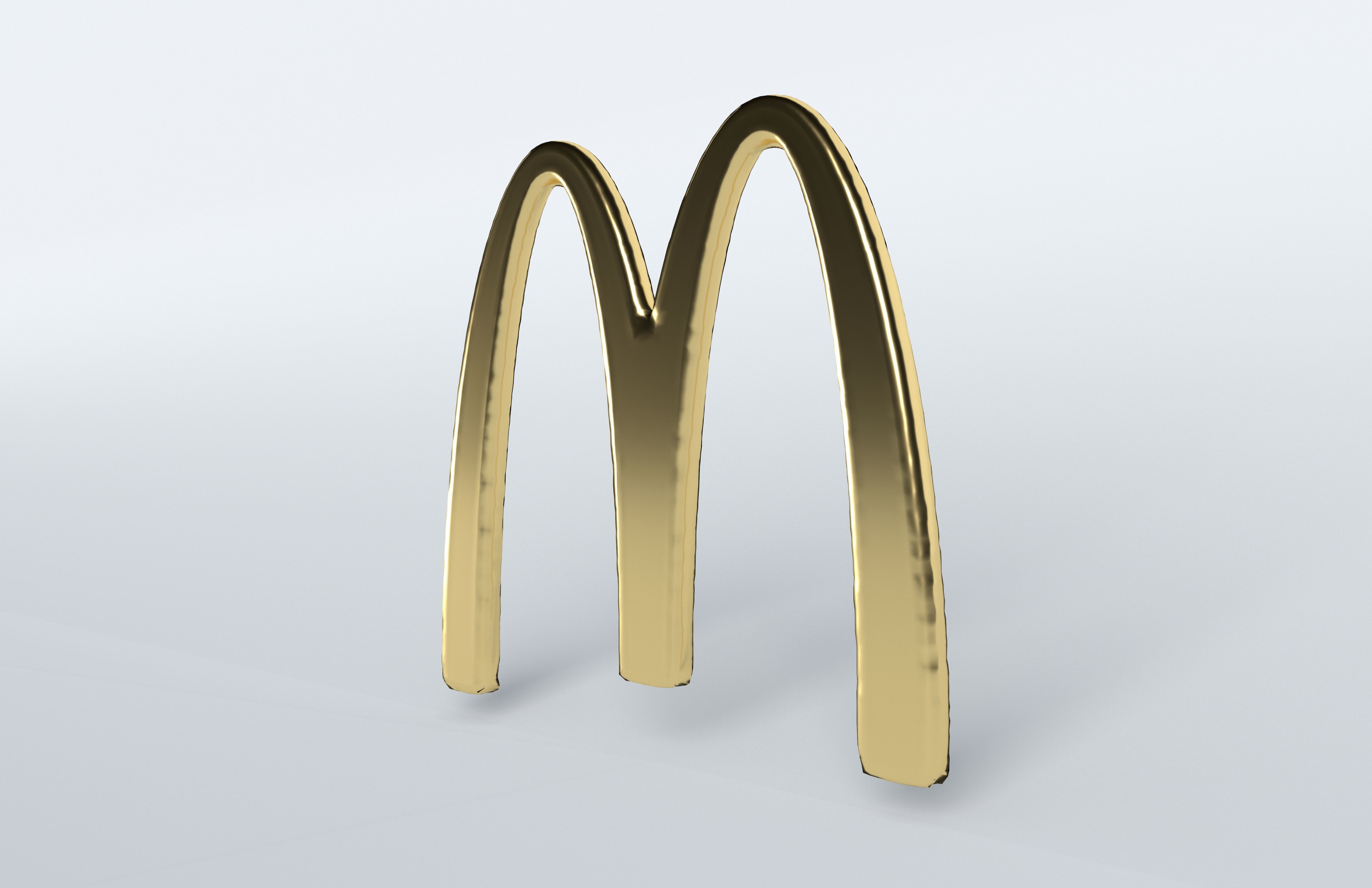 Mcdonald Logo 05 free VR / AR / low-poly 3D model | CGTrader
