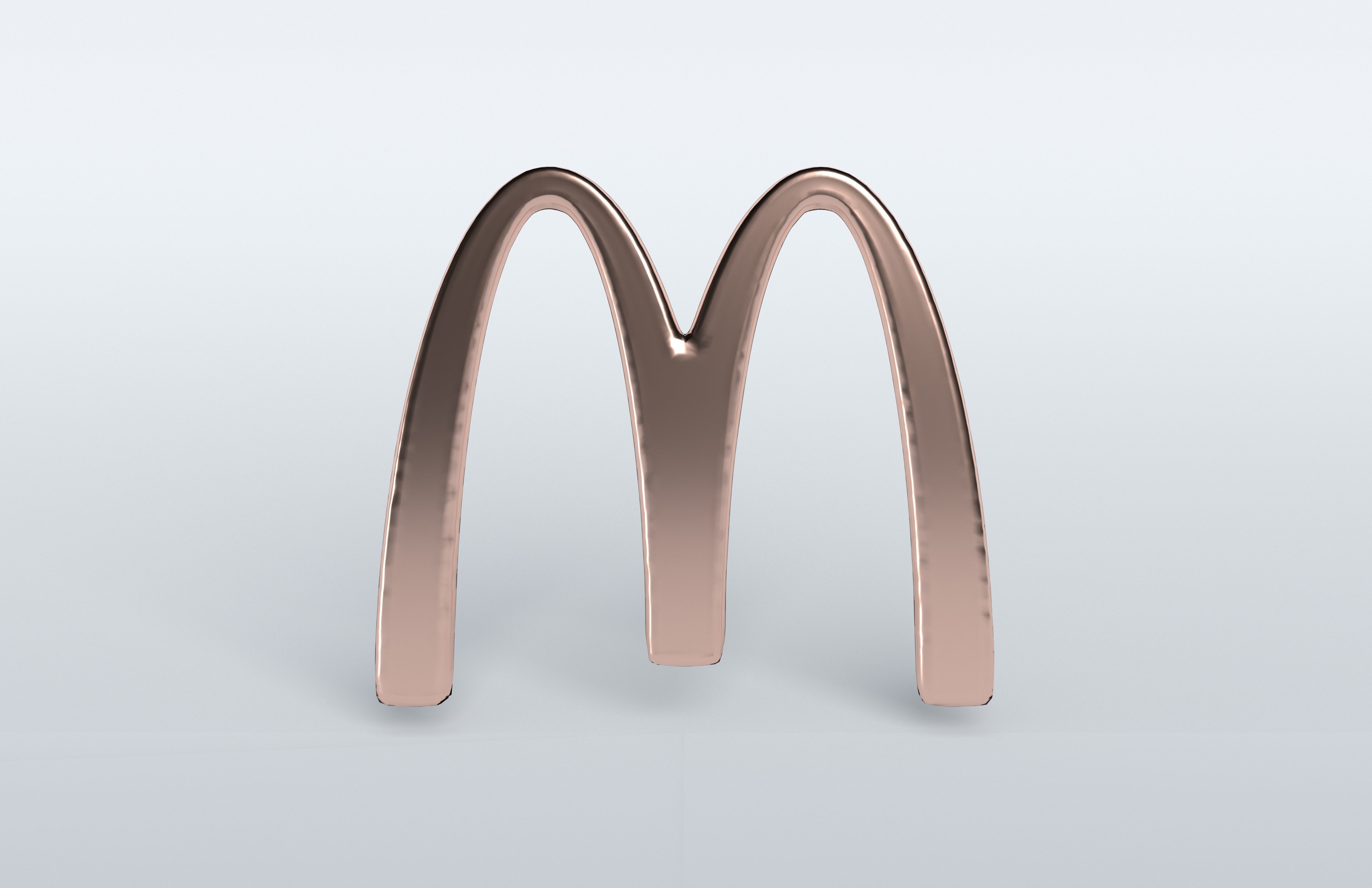 Mcdonald Logo 07 free VR / AR / low-poly 3D model | CGTrader