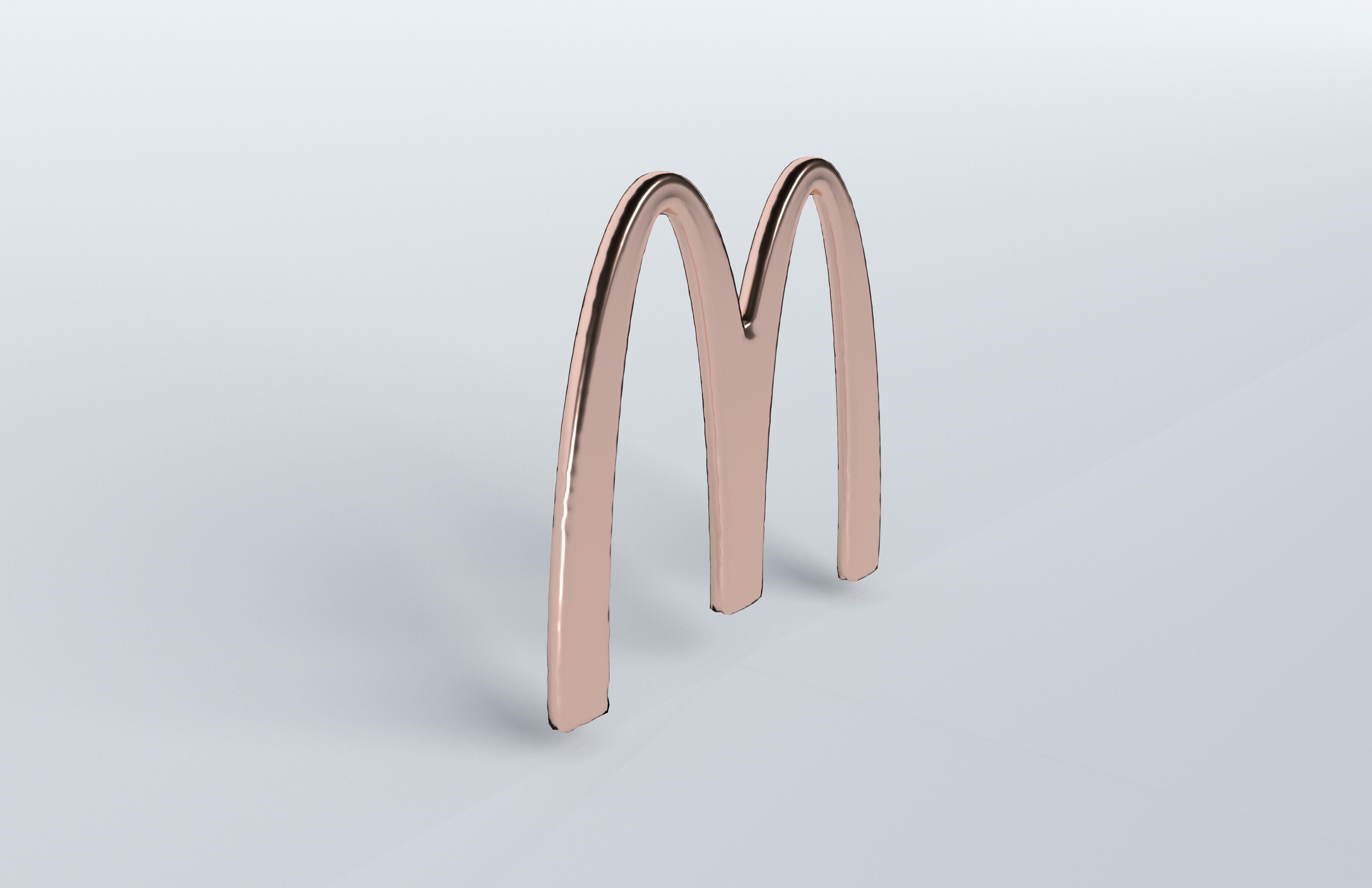 Mcdonald Logo 07 free VR / AR / low-poly 3D model | CGTrader