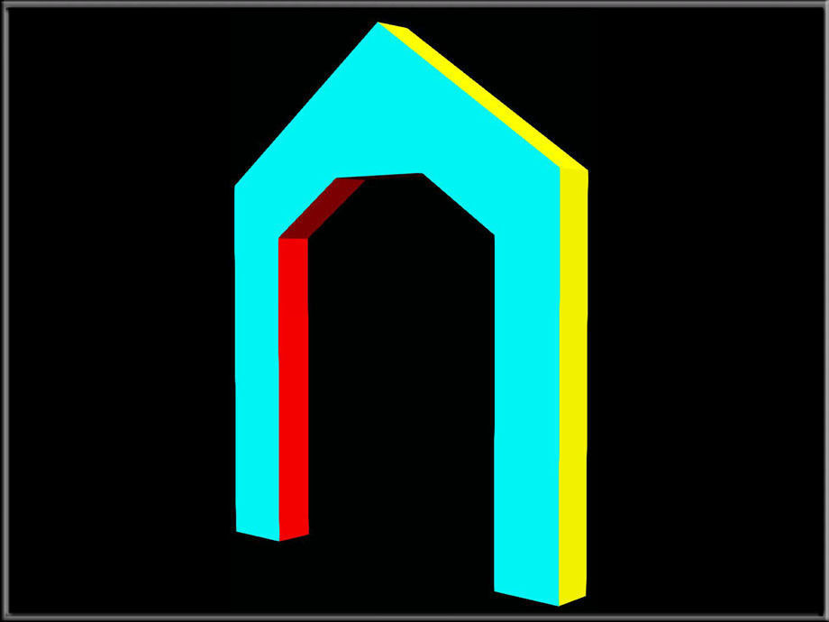 3D model Triangular shaped Arch 05 VR / AR / low-poly | CGTrader