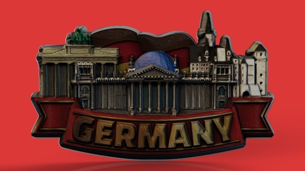 germany souvenir 3D model 3D printable | CGTrader