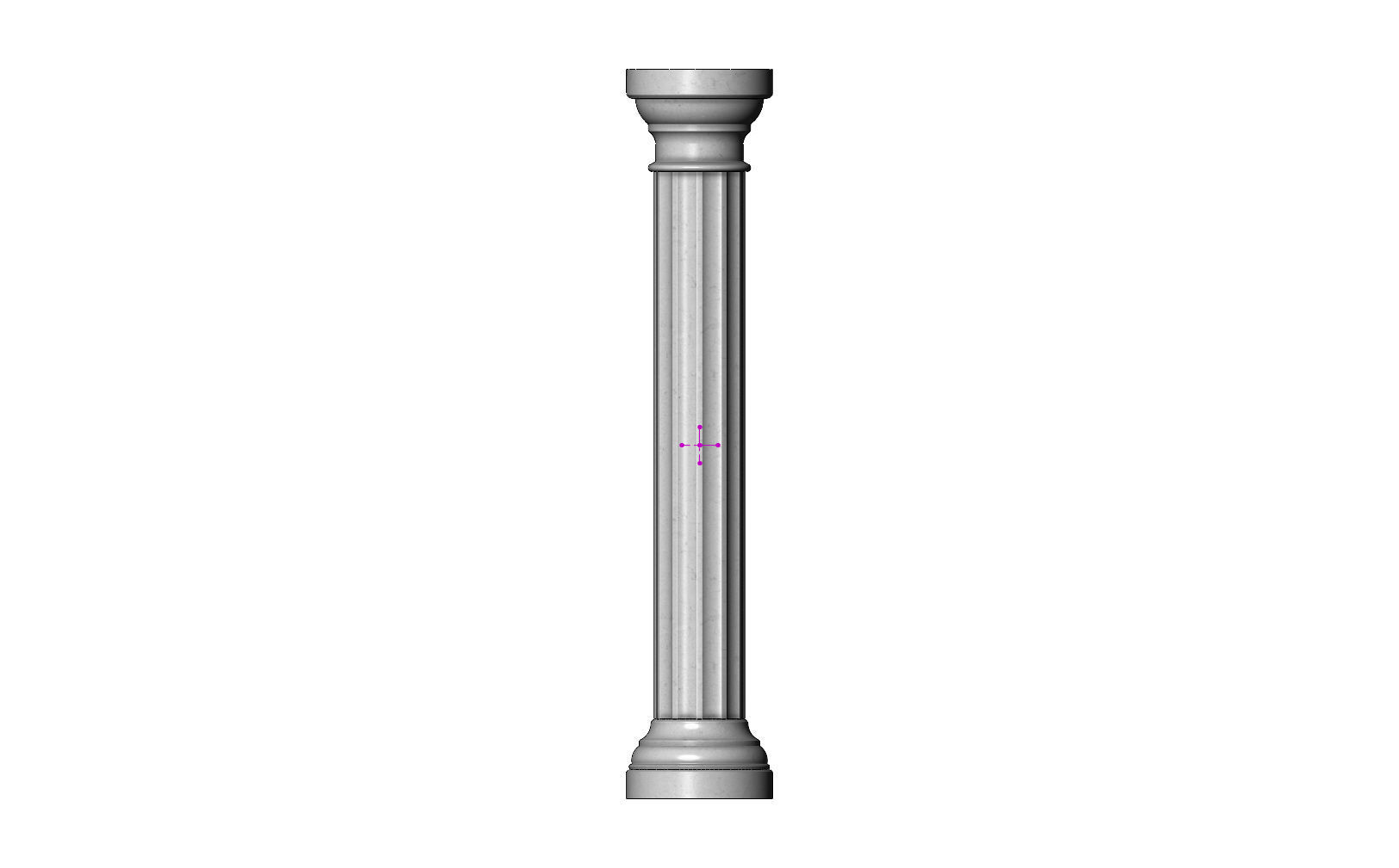 Classical plaster or wood column 3D model 3D printable | CGTrader