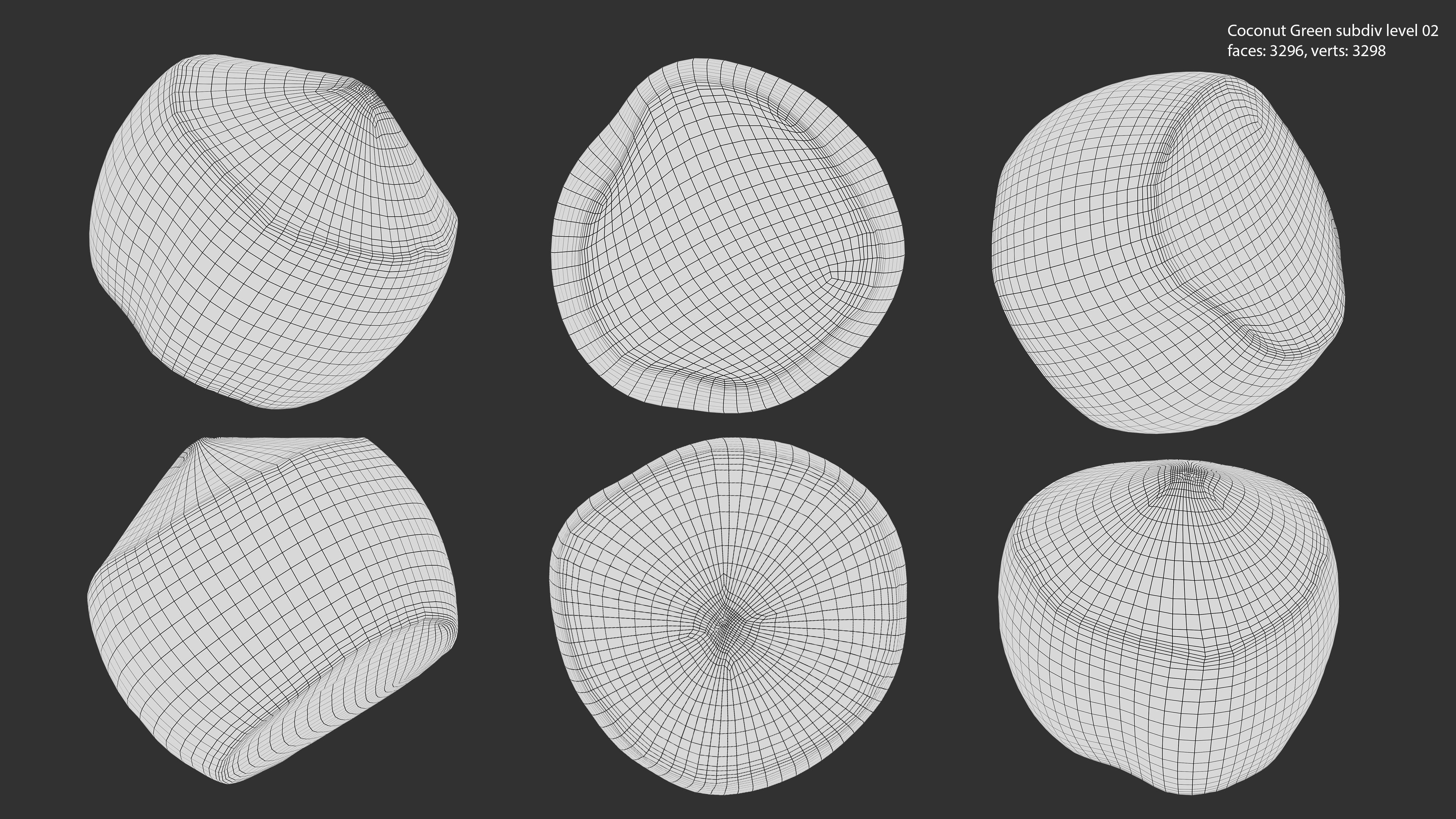 3D model Green Coconut - Photorealistic Scan VR / AR / low-poly | CGTrader