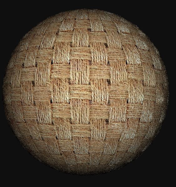 Texture Wicker- Weave- 3D Photorealistic Texture VR / AR / low-poly ...