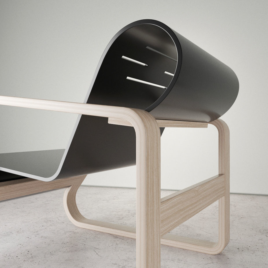 Paimio Armchair 3D model | CGTrader