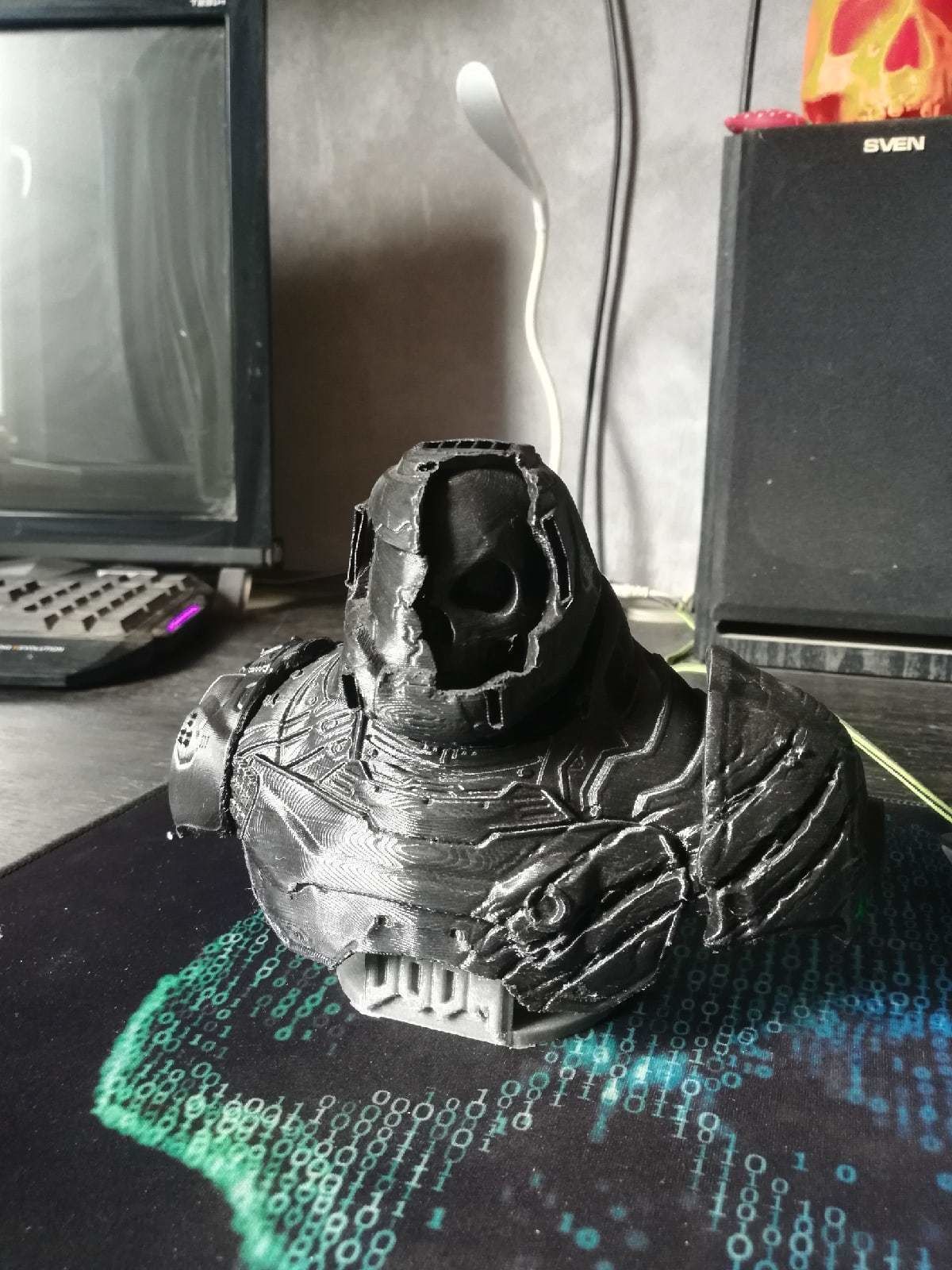 DOOM SLAYER BUST 3D model 3D printable | CGTrader
