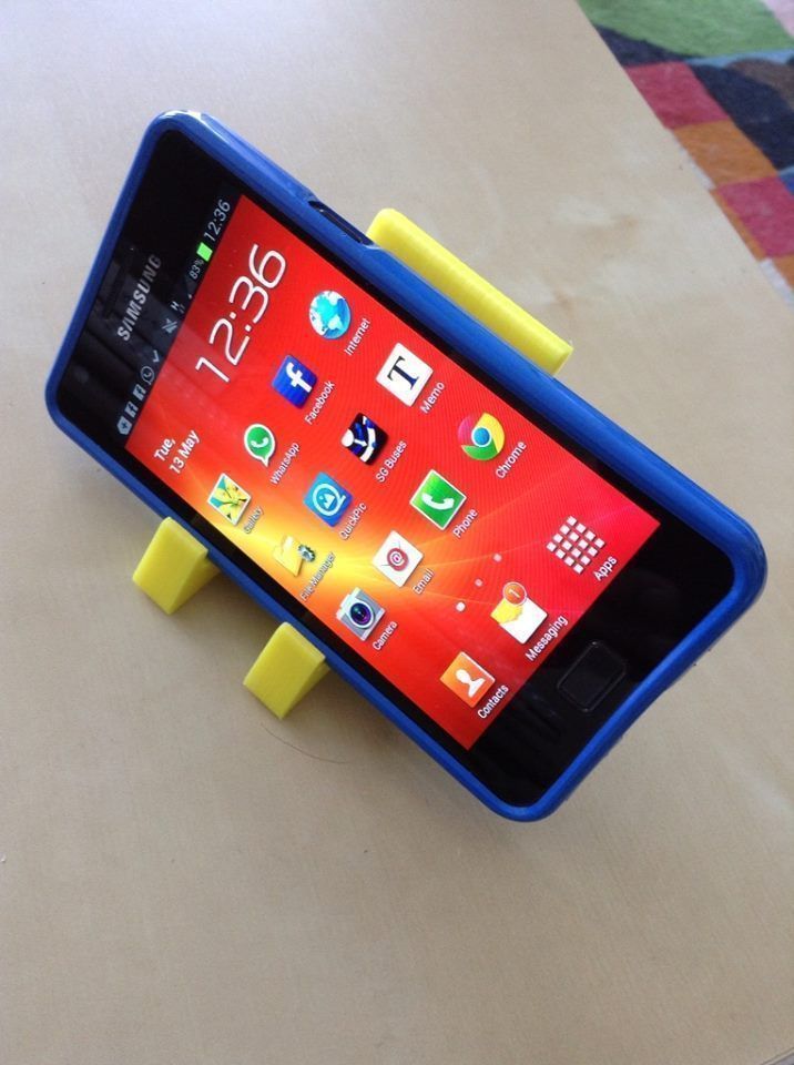 Travel Mini Phone Stand free 3D model 3D printable | CGTrader