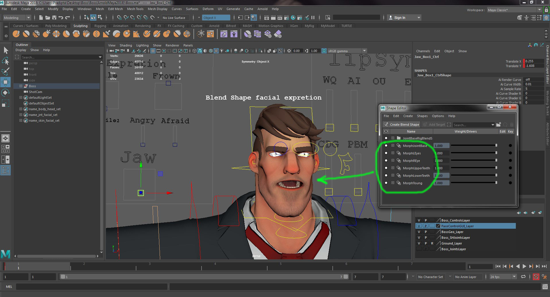 3D model Boss Rig Outfit 2 VR / AR / low-poly | CGTrader