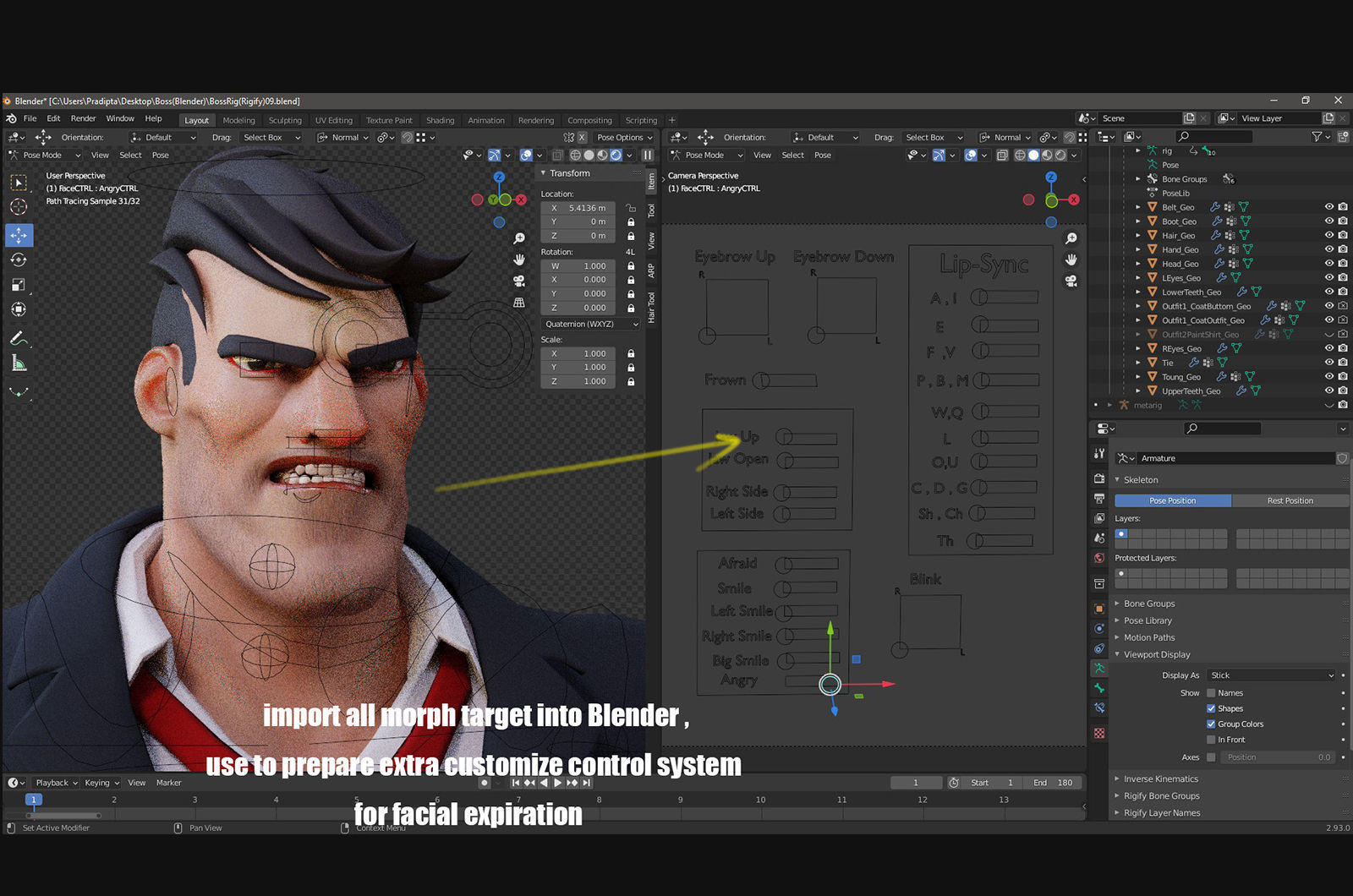 3D model Boss Rig Outfit 2 VR / AR / low-poly | CGTrader