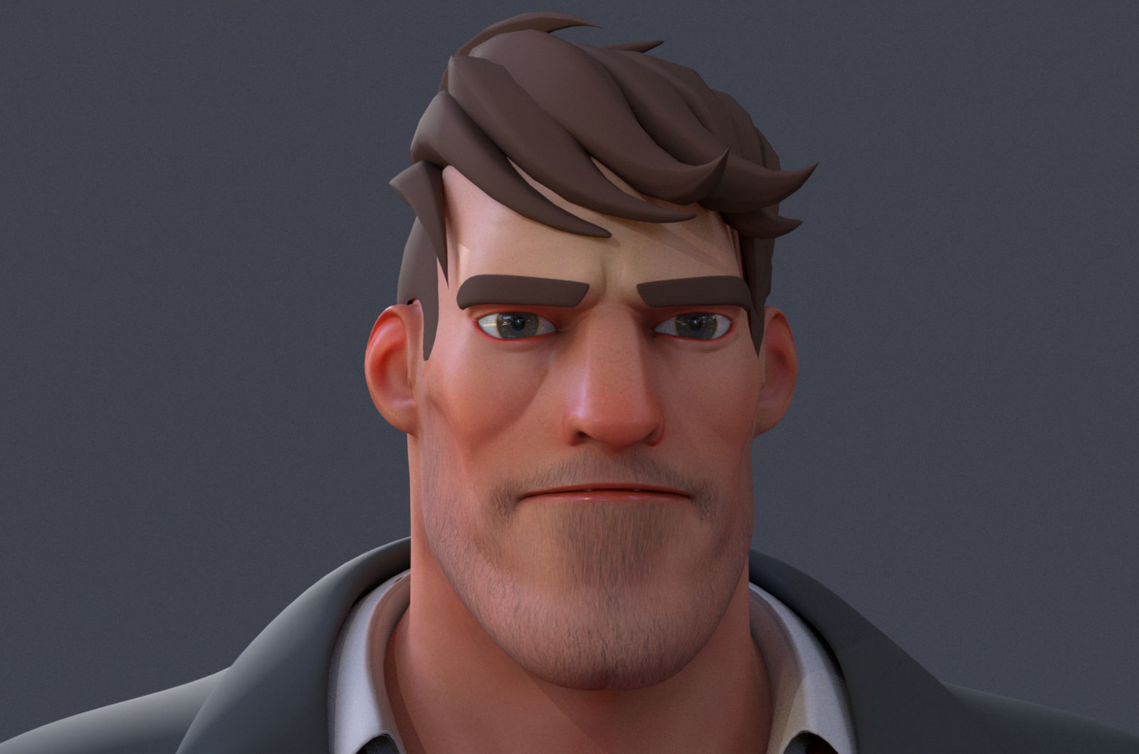 3D model Boss Rig Outfit 2 VR / AR / low-poly | CGTrader