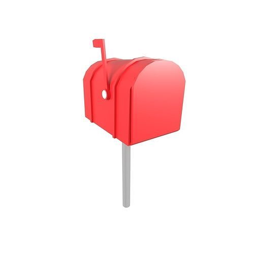 3D model Post Box v1 001 VR / AR / low-poly | CGTrader